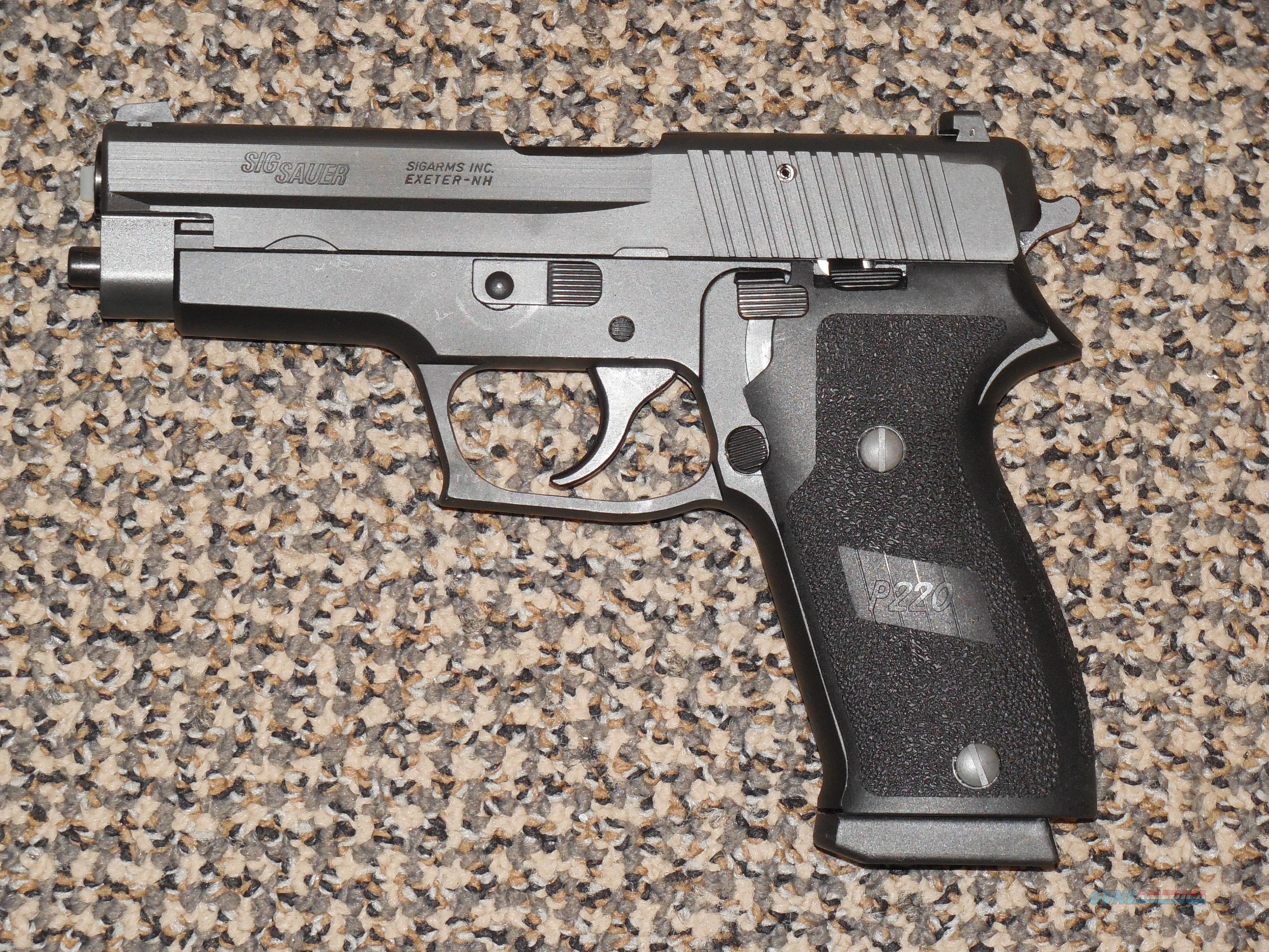 SIG SAUER P-220 FACTORY REFURBISHED... for sale at Gunsamerica.com ...