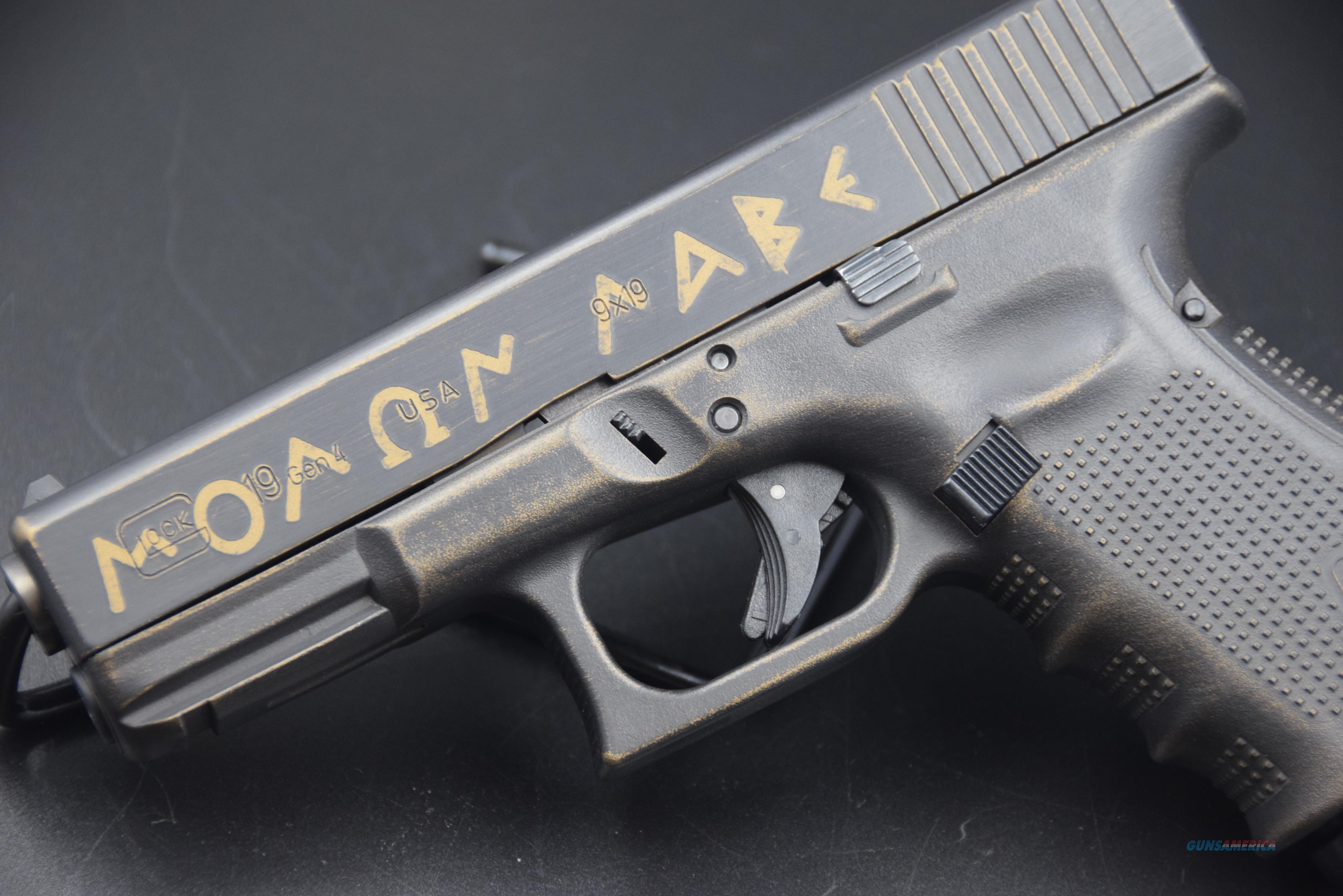 "SPARTAN" GLOCK MODEL 19 "BATTLE WO... for sale at Gunsamerica.com ...