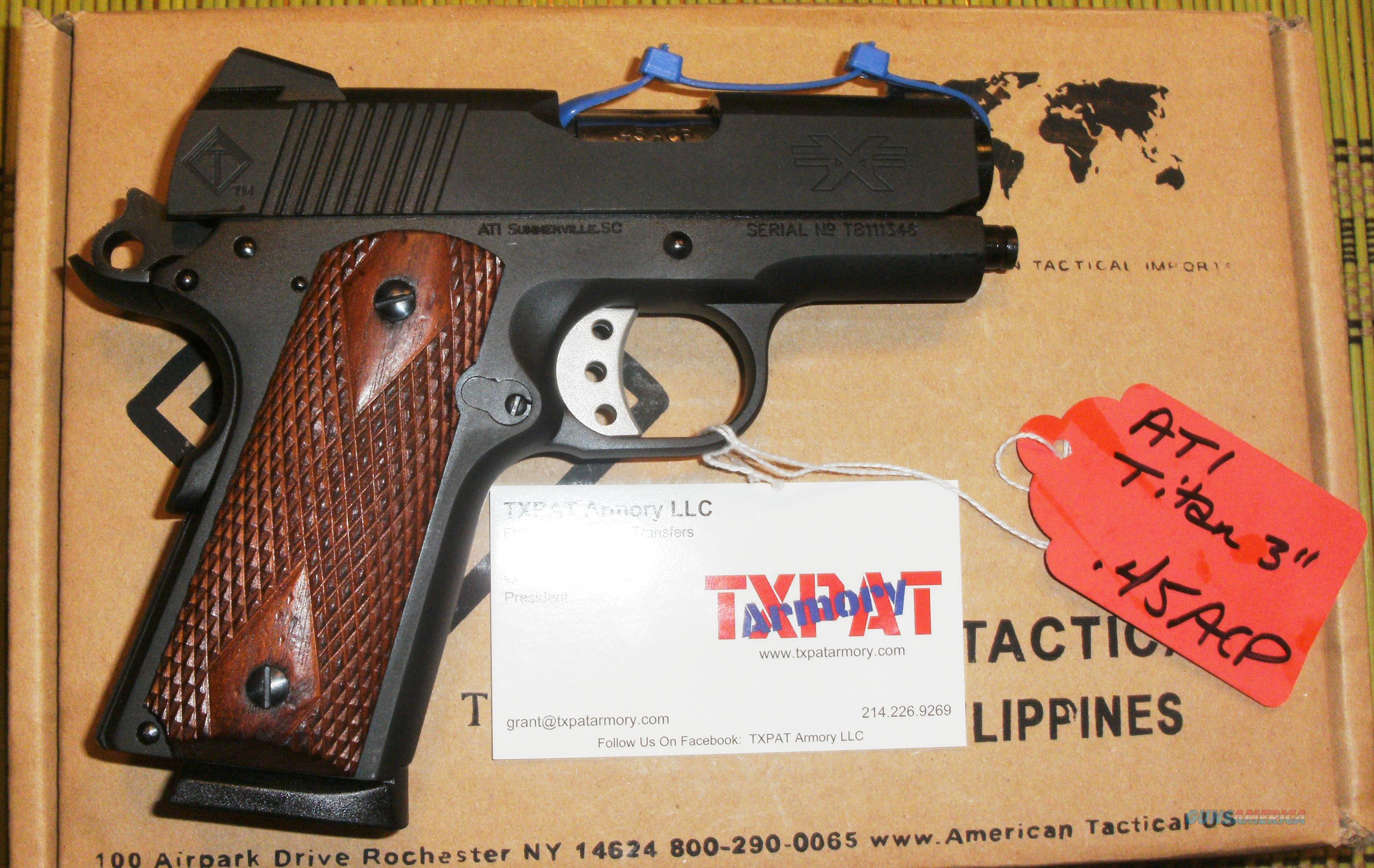 ATI FX45 TITAN 3" BBL .45ACP - NOVA... for sale at Gunsamerica.com ...