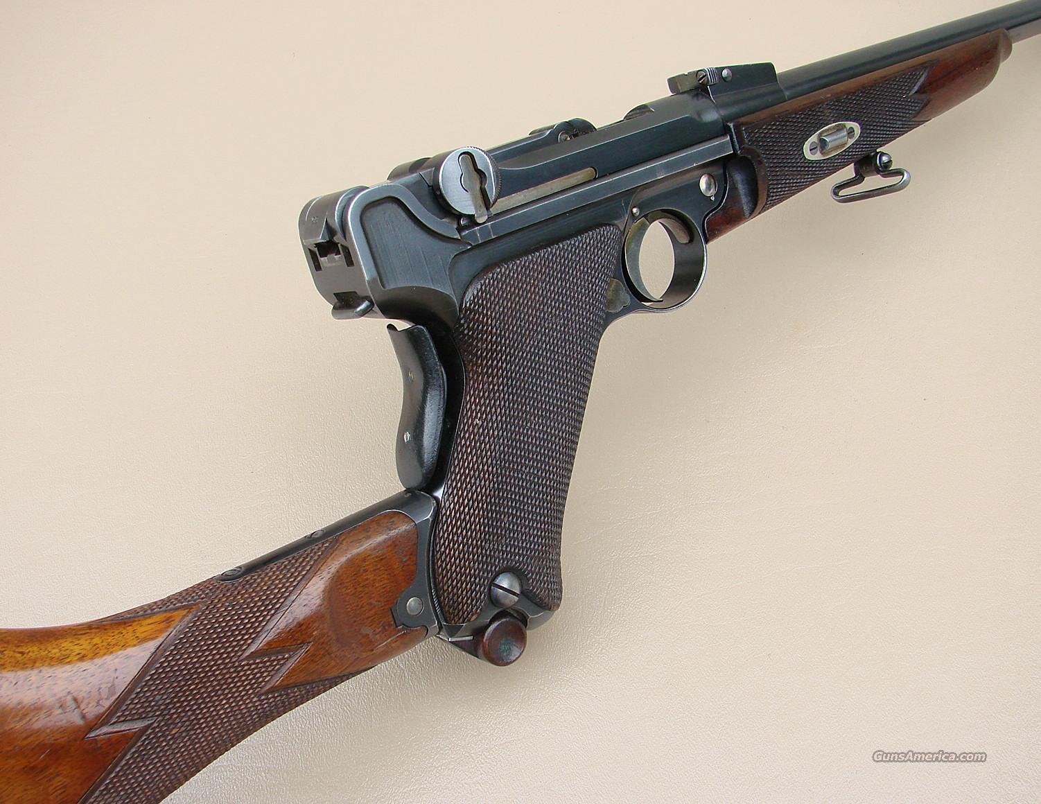 1902 Luger Carbine with Matching Buttstock for sale