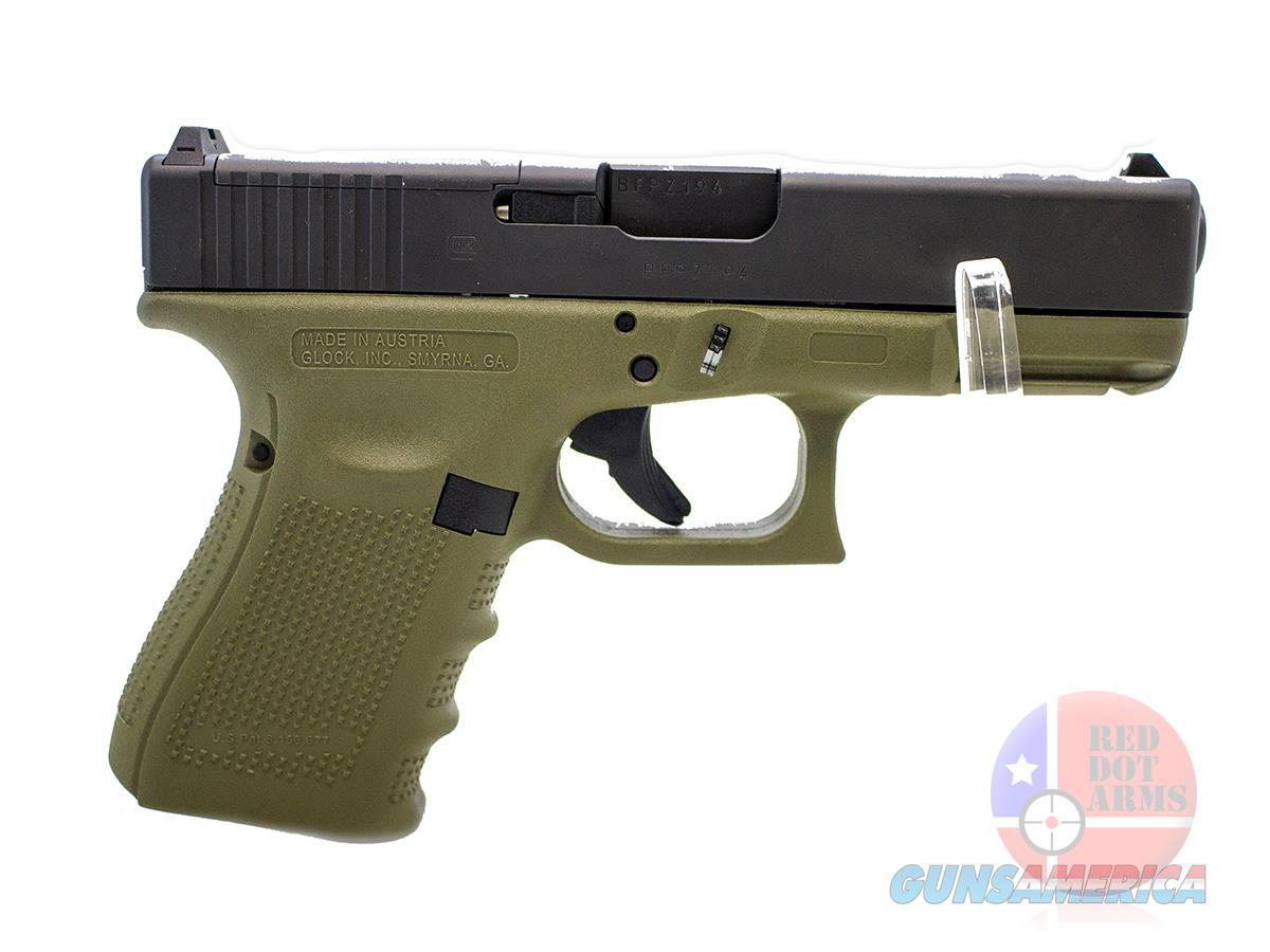 Glock 19 Gen4 9mm 4", OD Green, MOS... for sale at Gunsamerica.com ...