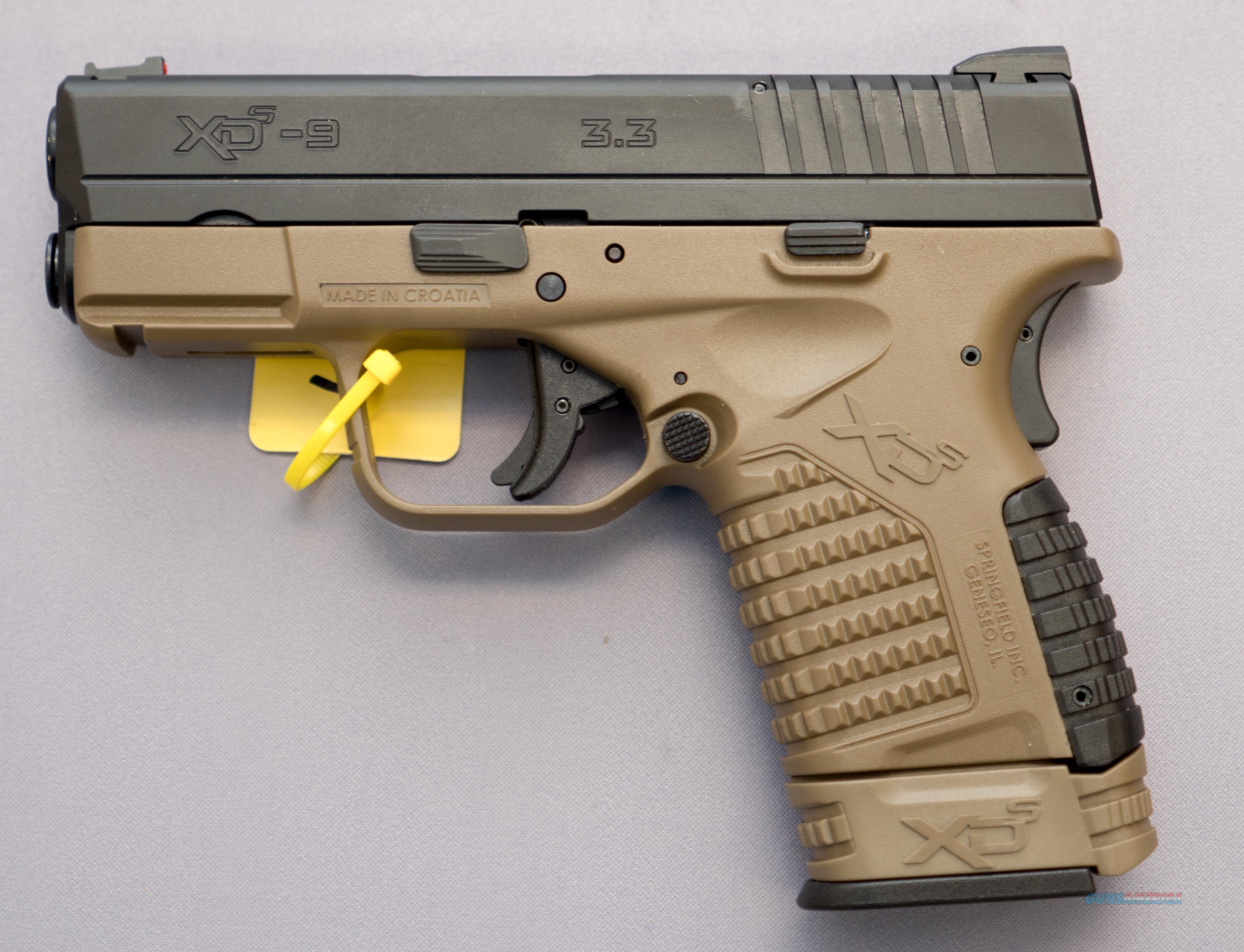 Springfield Xds 3 Single Stack 45 Acp Flat Dark Earth - The Earth ...