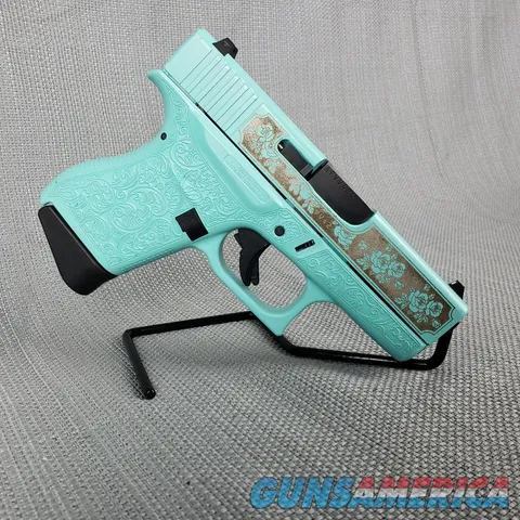 Glock 43X Tiffany "Glocks & Roses" ... for sale at Gunsamerica.com ...