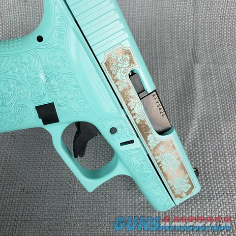 Glock 43X Tiffany "Glocks & Roses" ... for sale at Gunsamerica.com ...