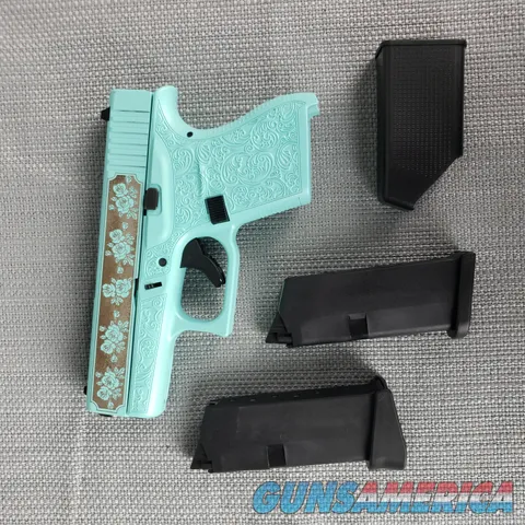 Glock 43X Tiffany "Glocks & Roses" ... for sale at Gunsamerica.com ...