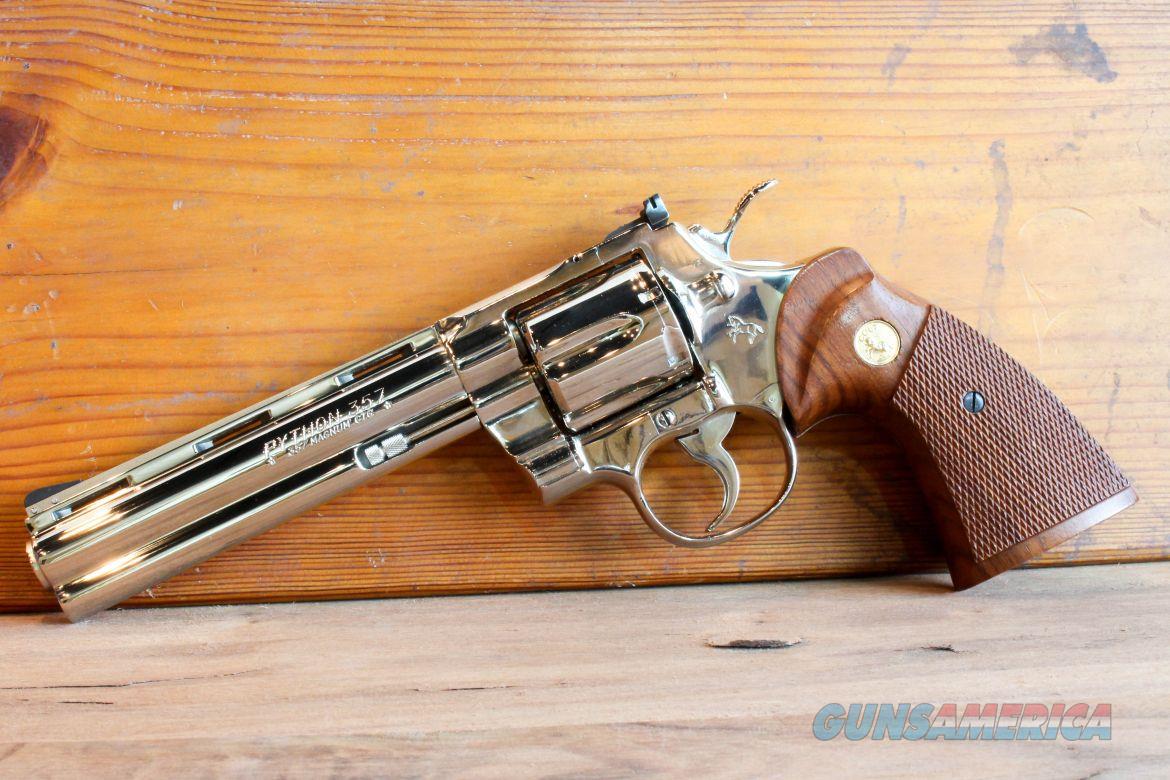 Colt Python Nickel 6 Inch
