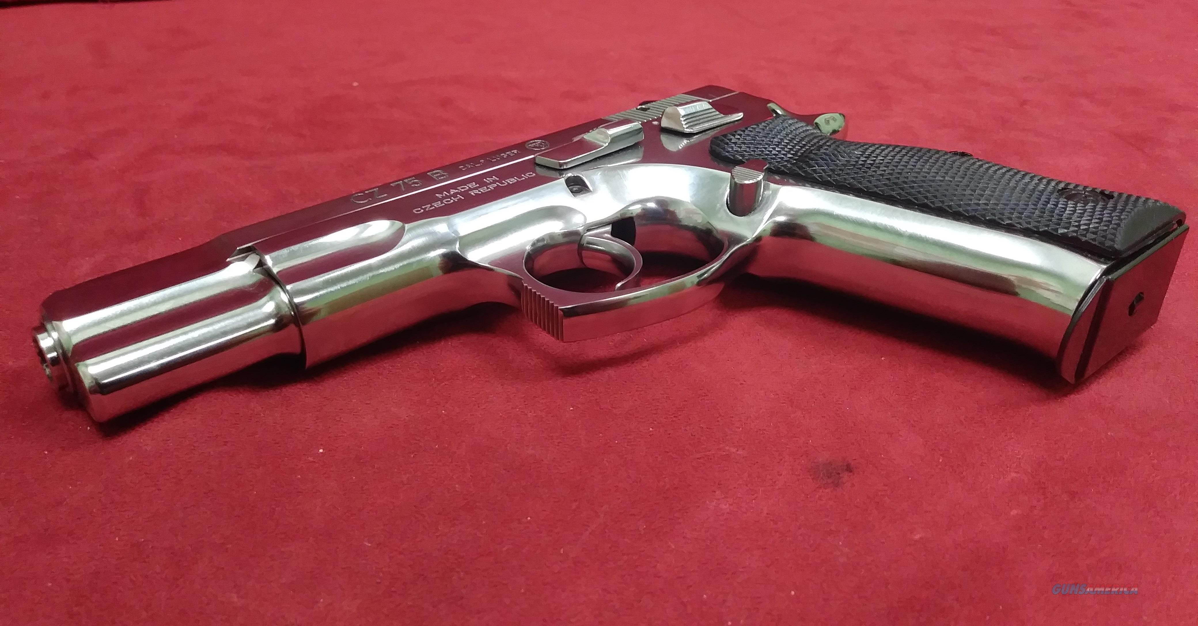 CZ 75B, Polished Stainless, 9mm for sale at Gunsamerica.com: 956059373