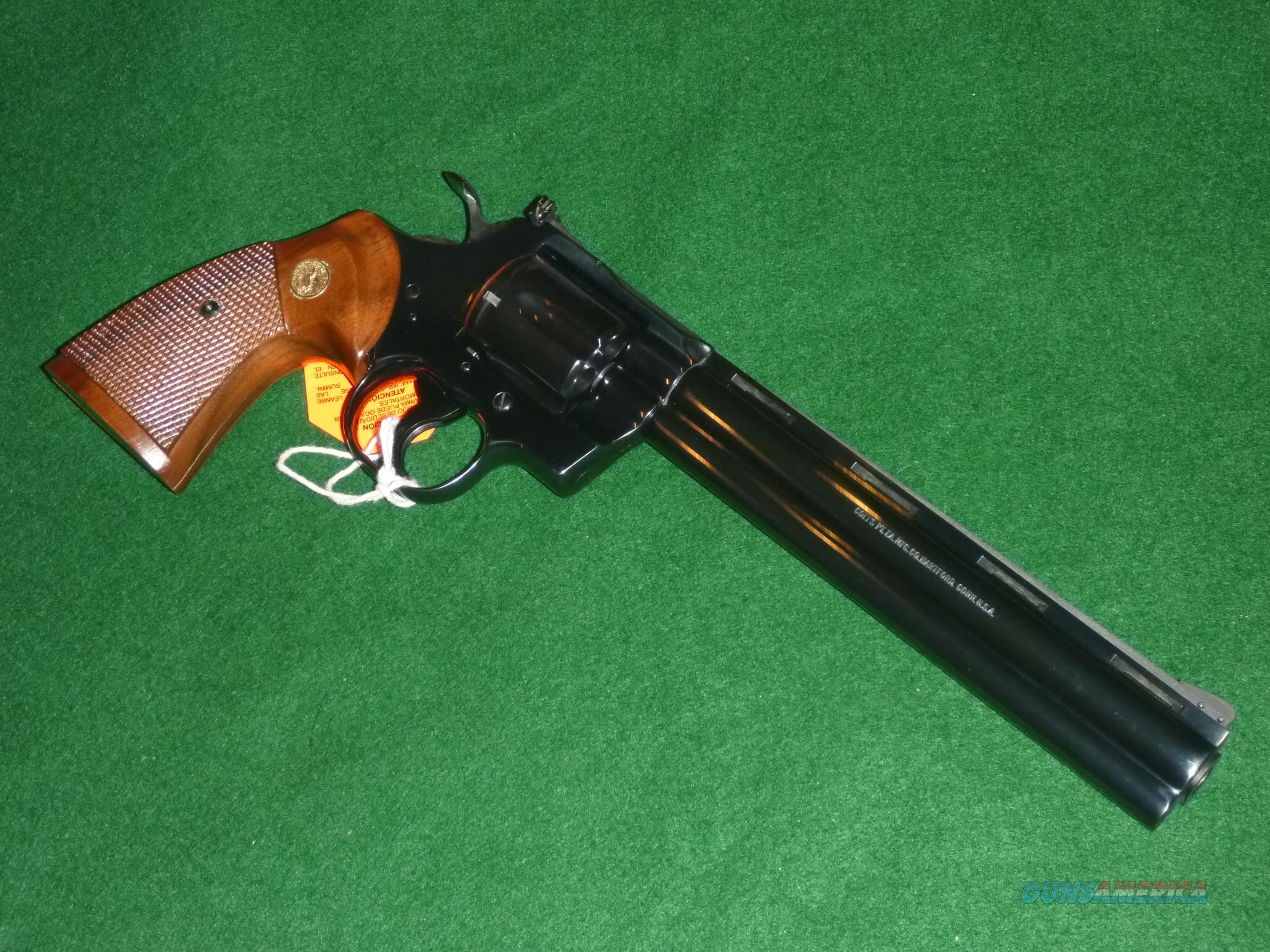 Colt Python .357 Magnum, 8" barrel,... for sale at Gunsamerica.com ...