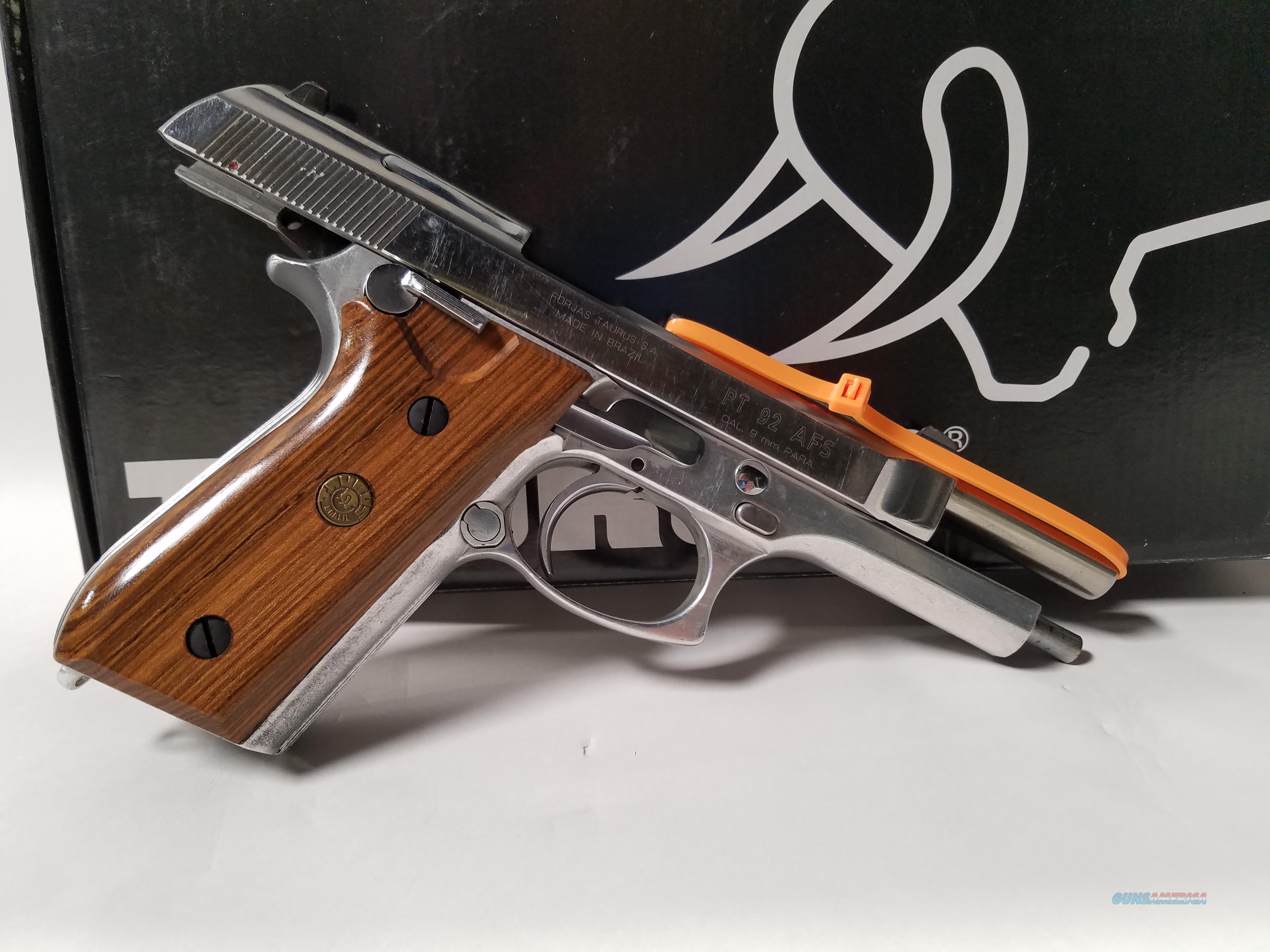 Taurus PT92 AFS 9mm W/ Wood Grips (... for sale at Gunsamerica.com ...