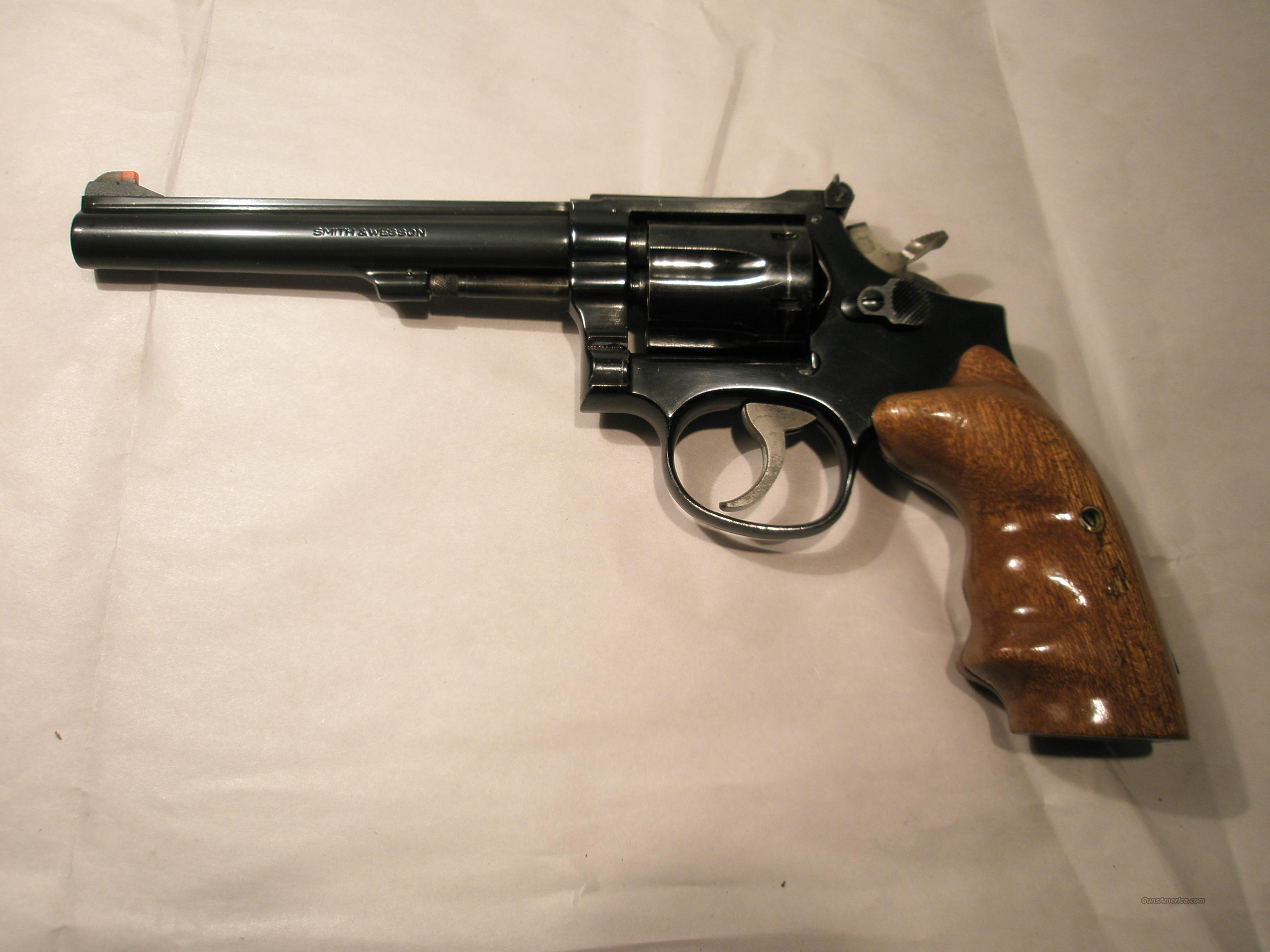S&W Model 17 .22LR with Custom Wood... for sale at Gunsamerica.com ...