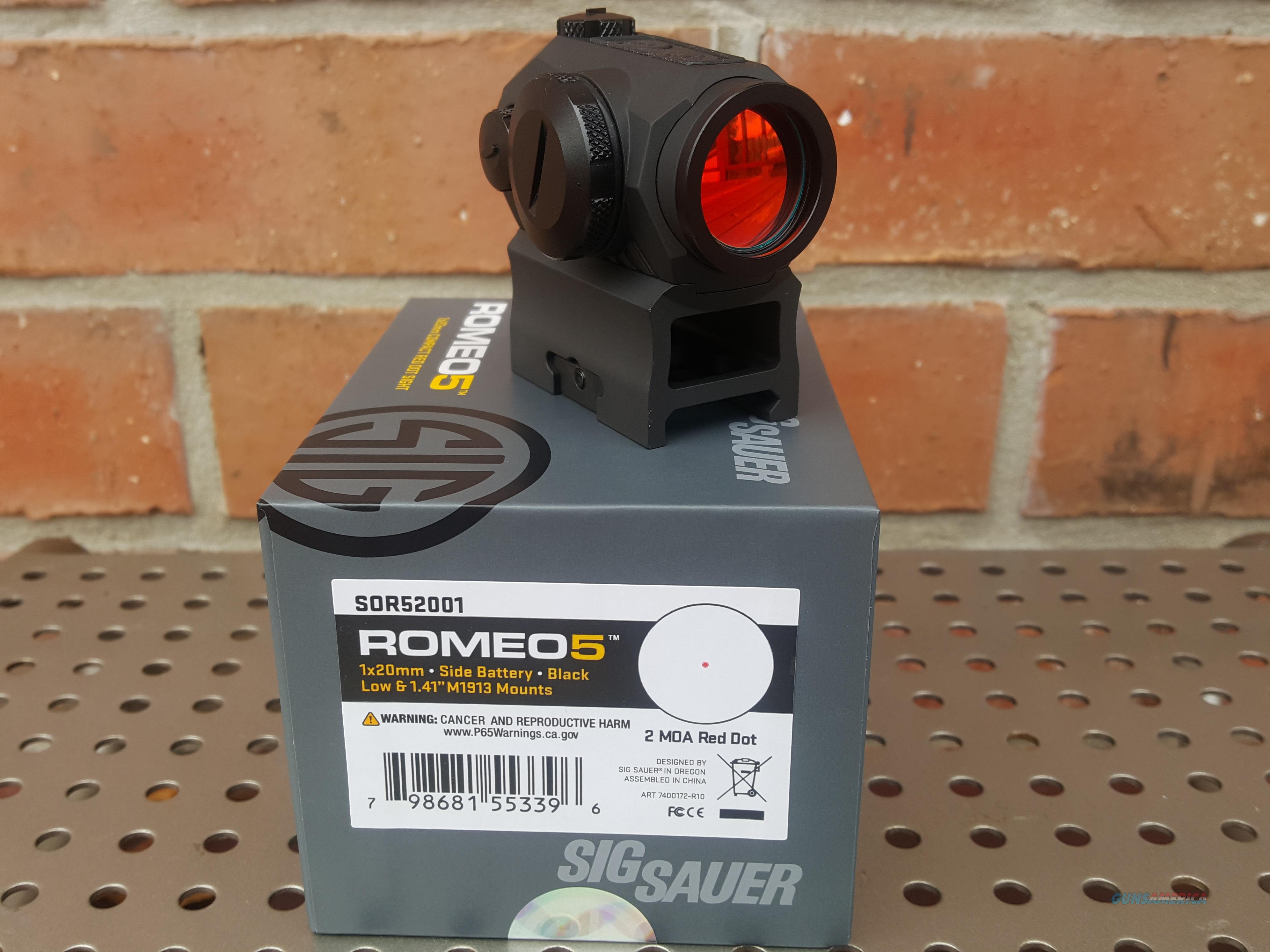 Sig AR 15 AR15 RED DOT Romeo 5 Opti... for sale at Gunsamerica.com ...