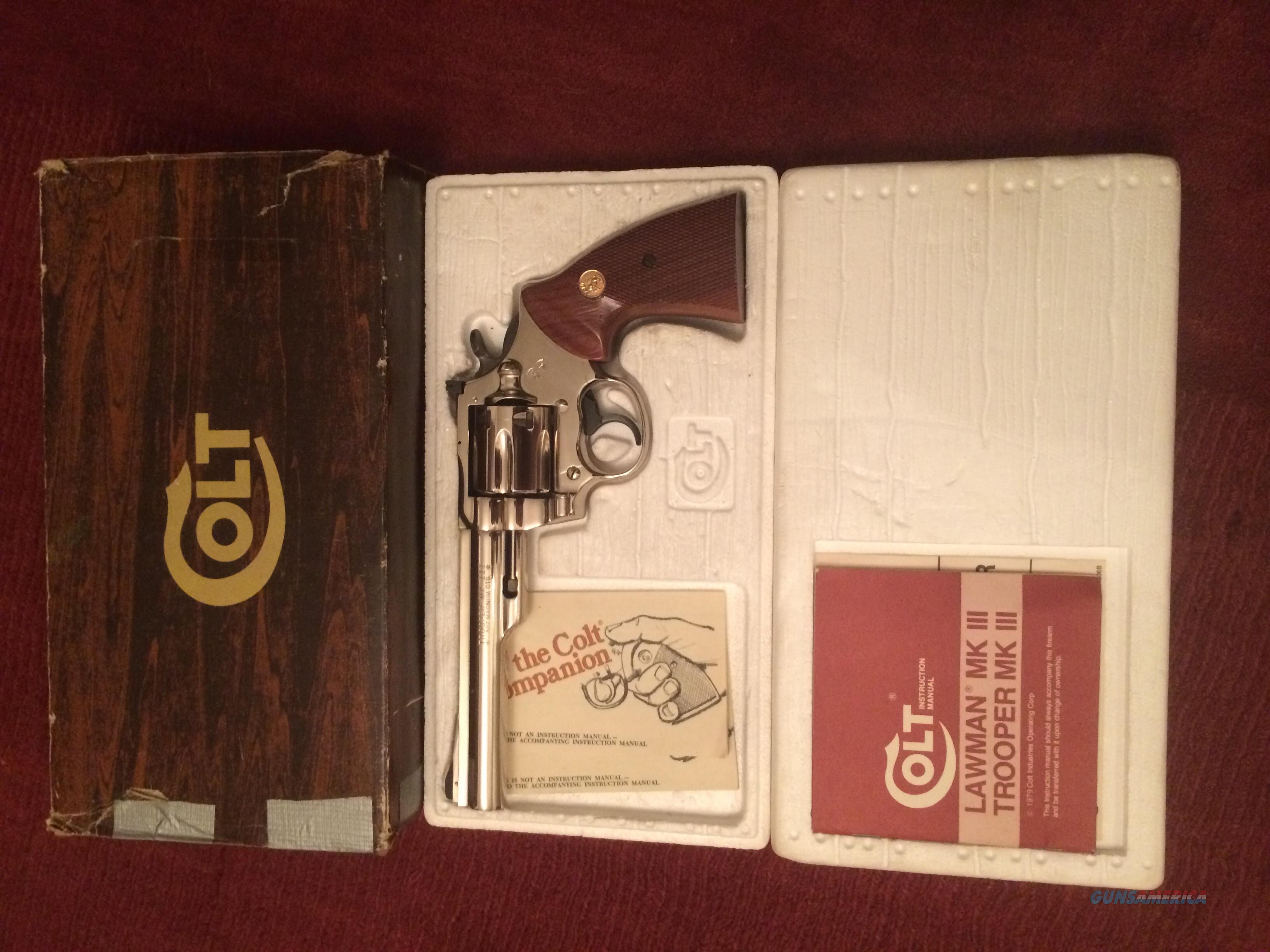 Colt Lawman MKIII & Trooper MKII Manual Manuals