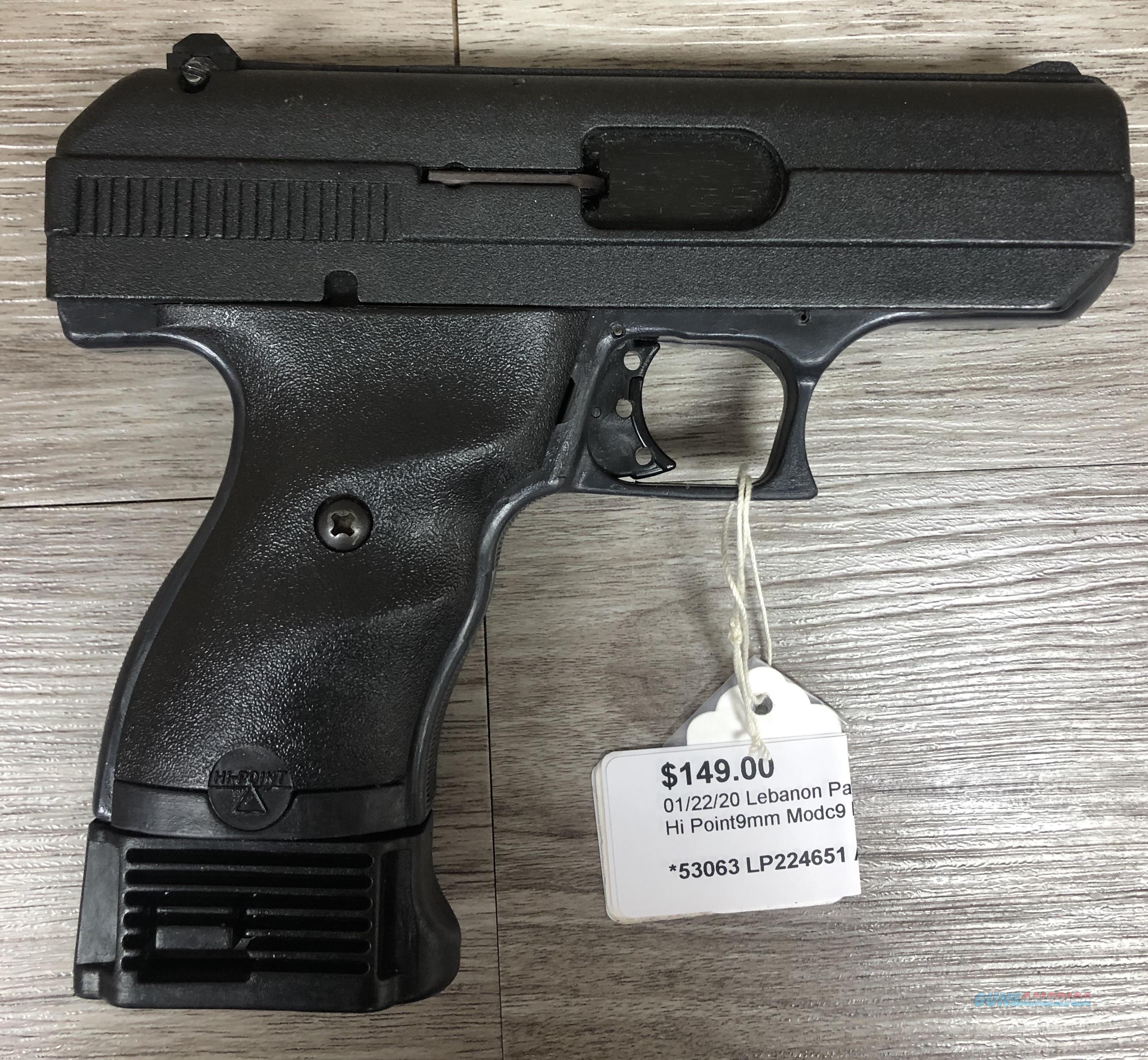 Hi Point Pistol for sale at Gunsamerica.com: 980274143