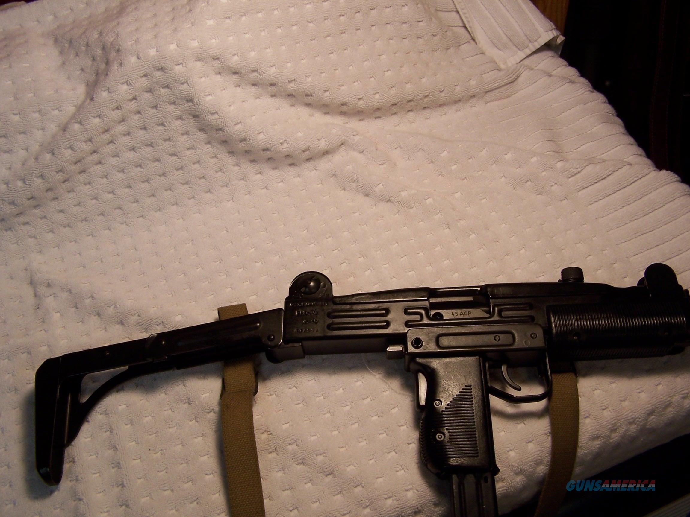 Uzi Model B Semiautomatic Carbine With 45 Acp Conversion