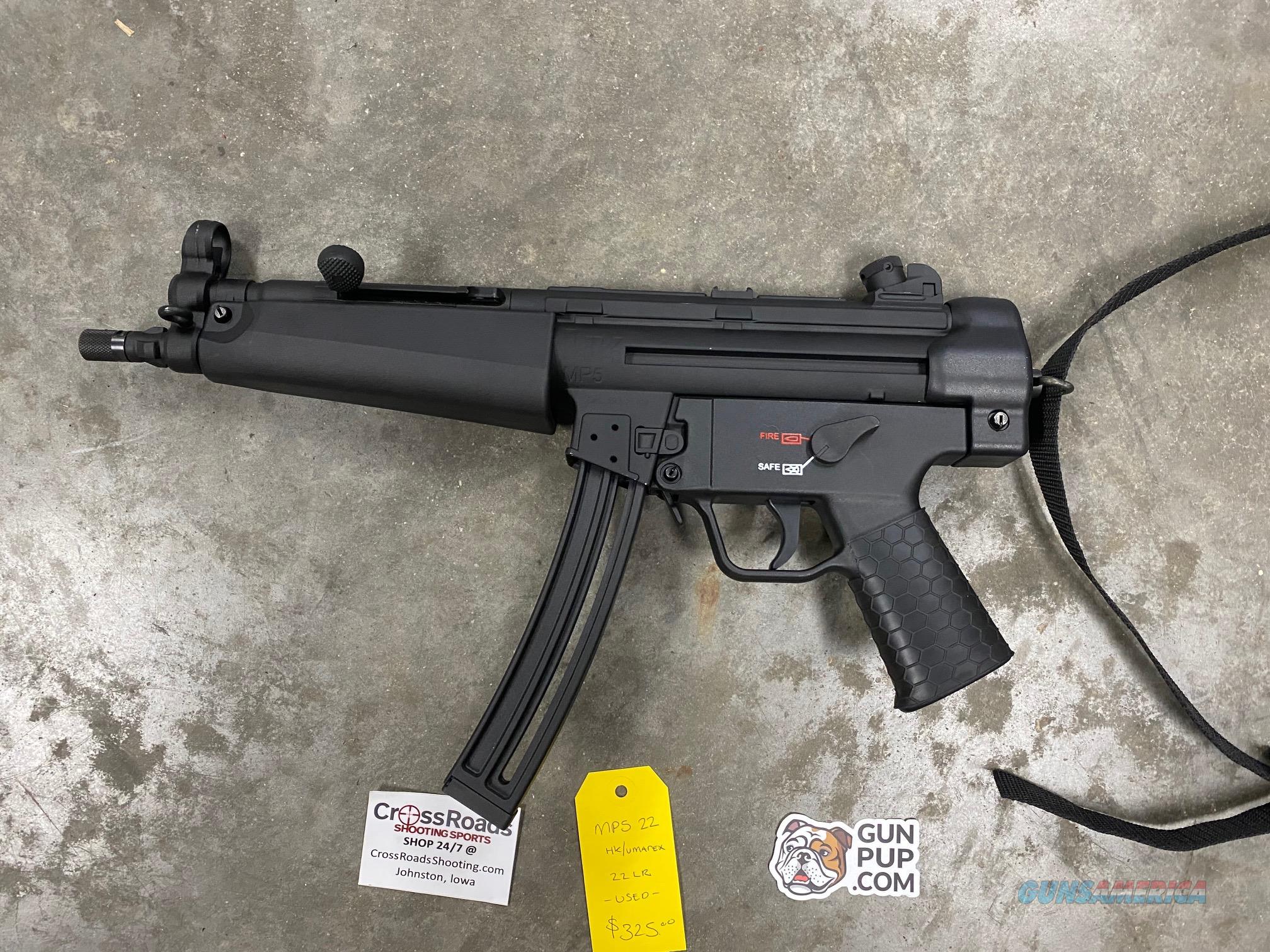 USED HK UMAREX MP5 22 LR for sale at Gunsamerica.com: 920145510
