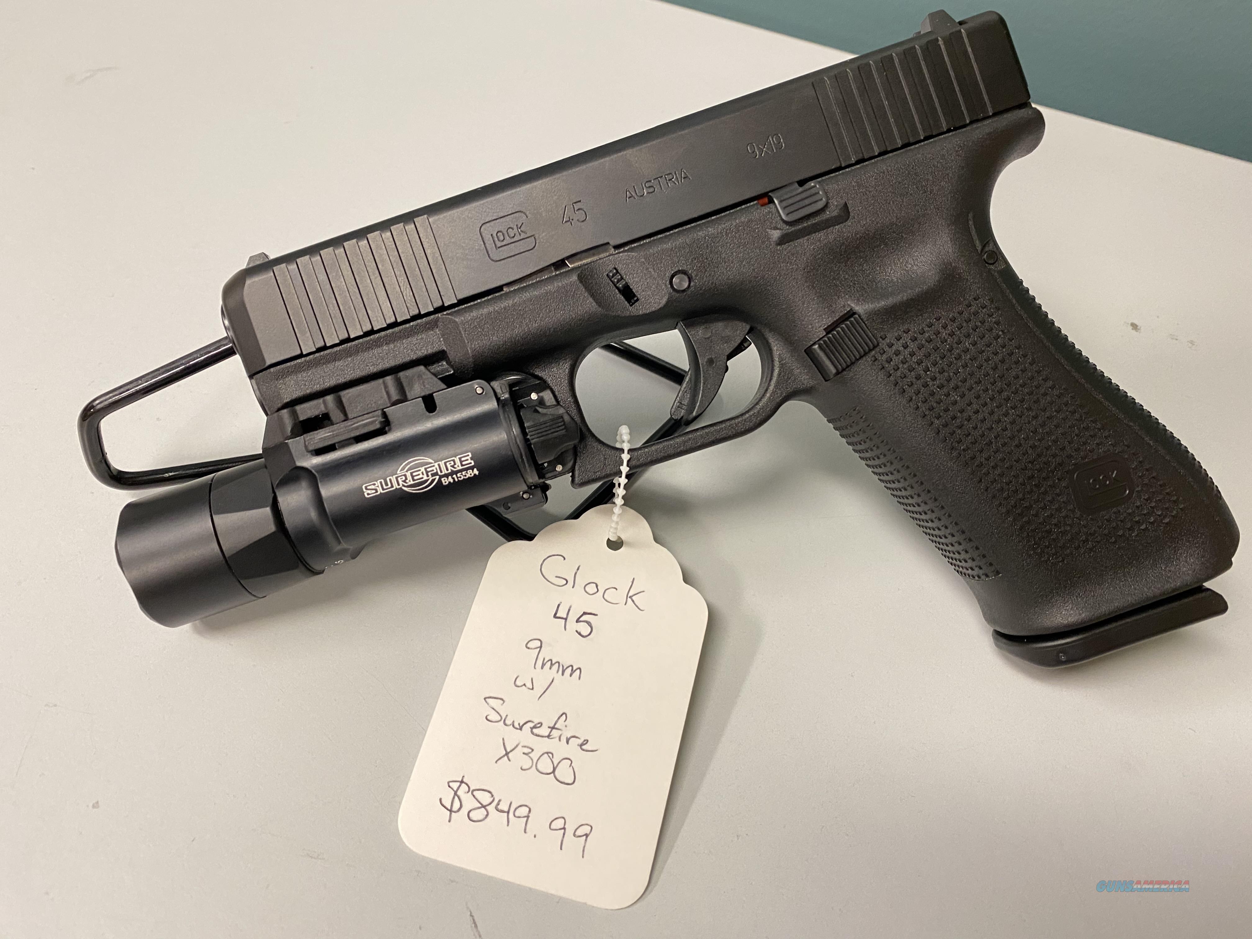 NEW! GLOCK 45 9mm w/Surefire X-300A... for sale at Gunsamerica.com ...