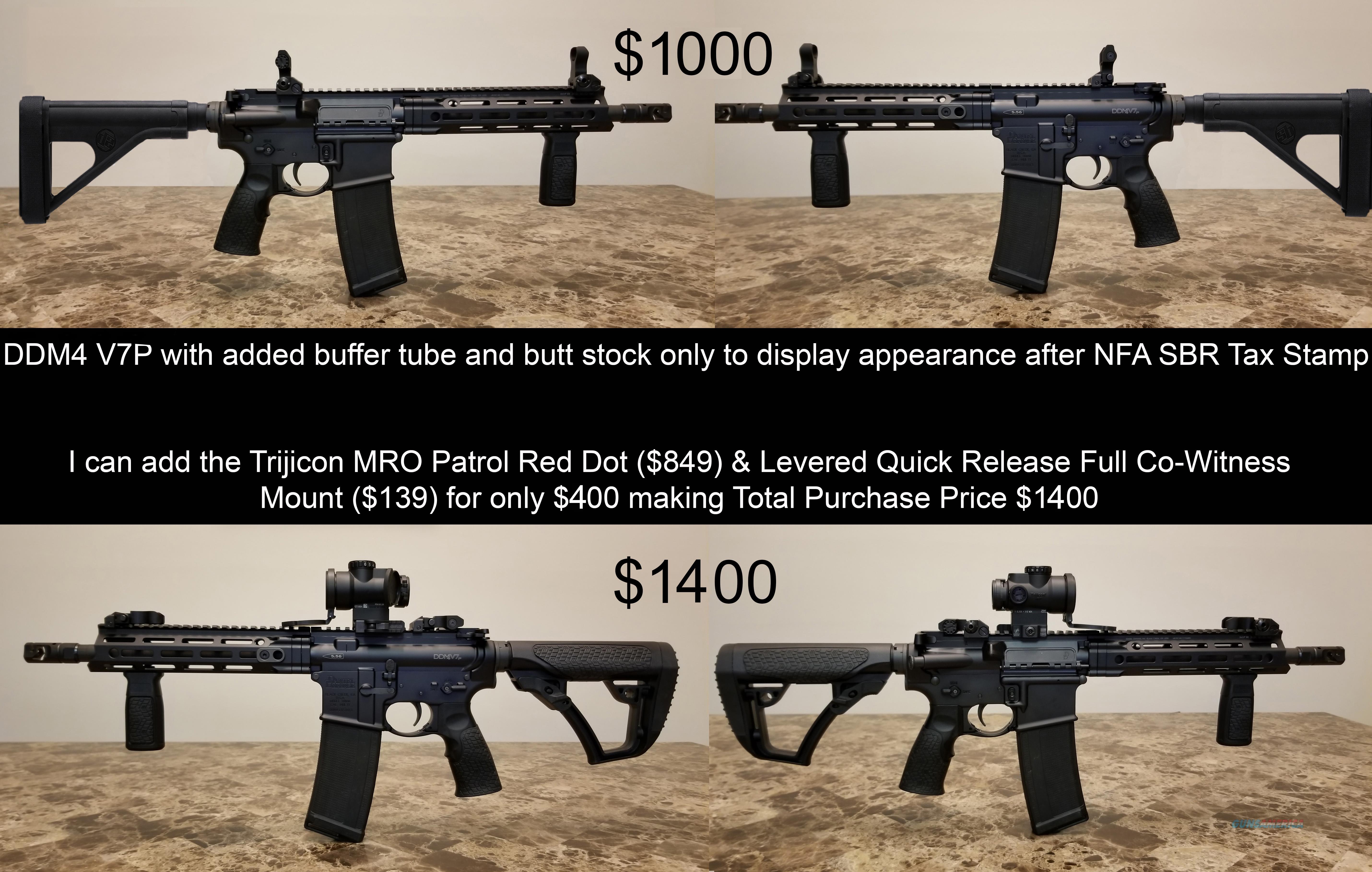 Daniel Defense DDM4 V7P (Pistol) No... for sale at Gunsamerica.com ...