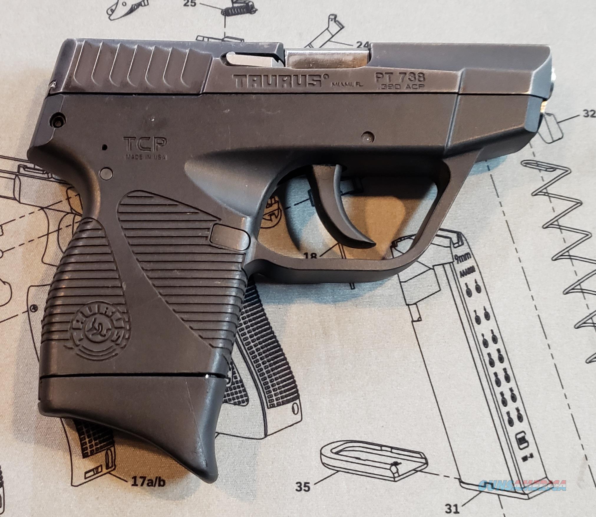 TAURUS TCP PT 738 .380 ACP for sale at Gunsamerica.com: 921221407