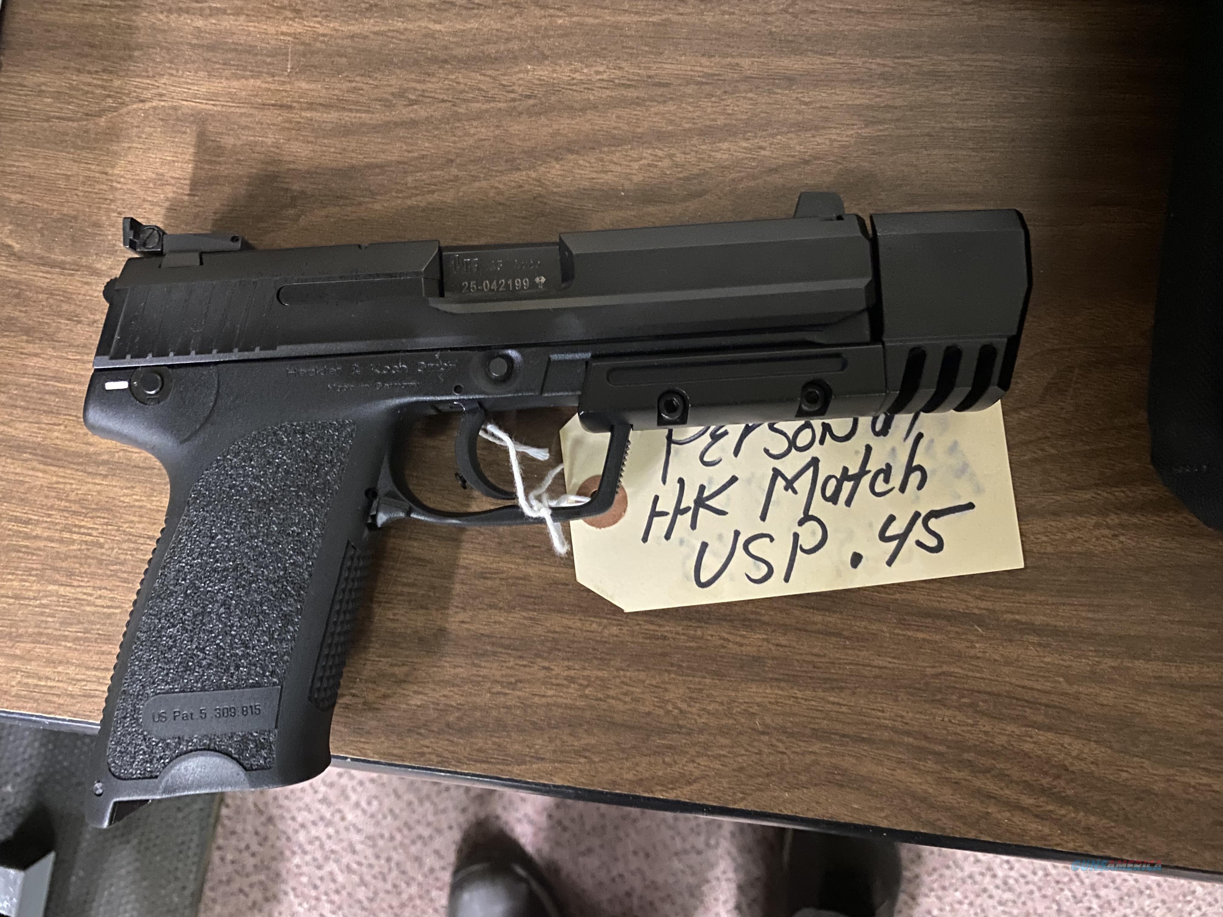 HK USP .45 Match for sale at Gunsamerica.com: 997386254