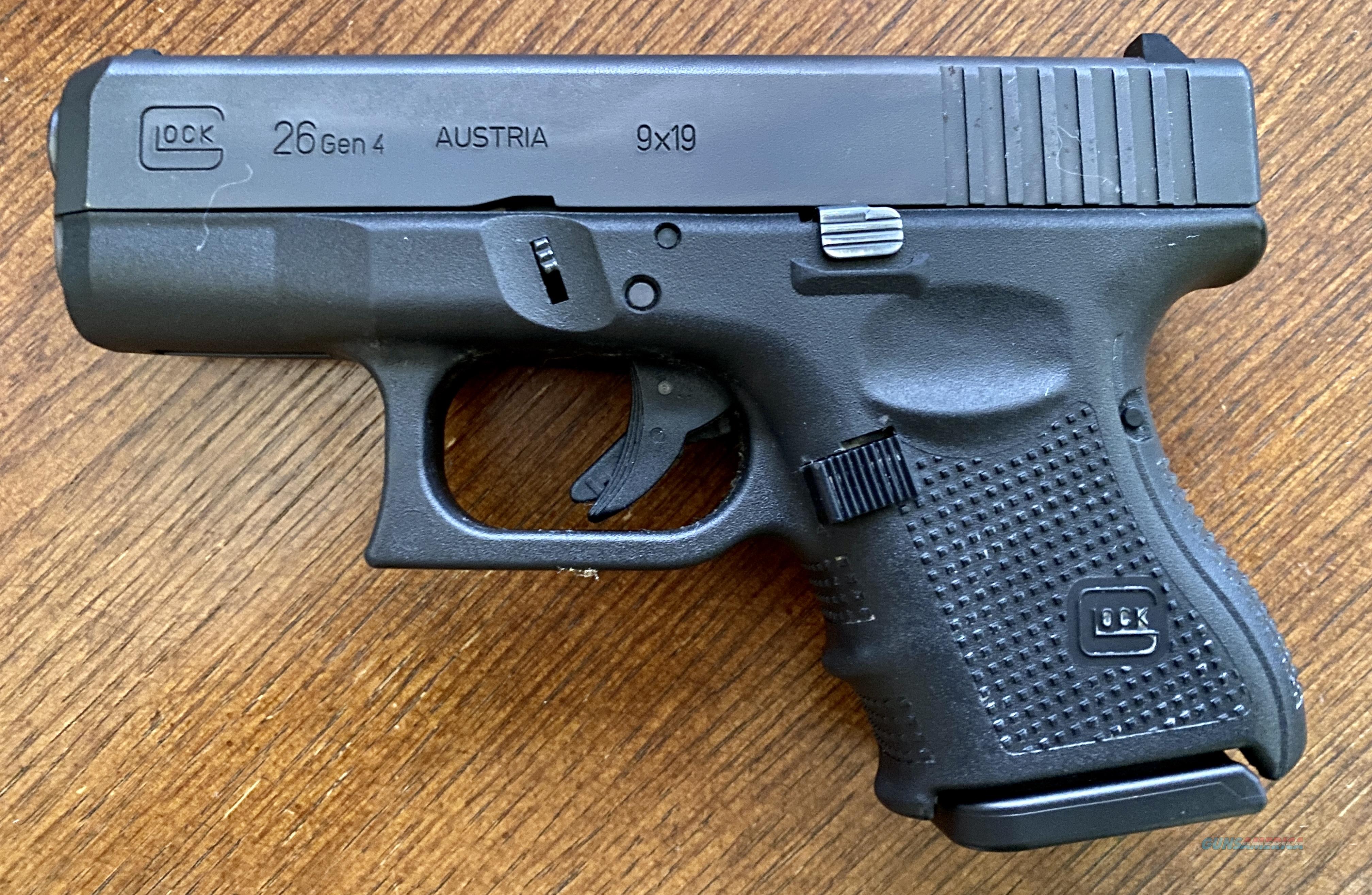 Glock 26 Gen 4 Handgun for sale at Gunsamerica.com: 953724843