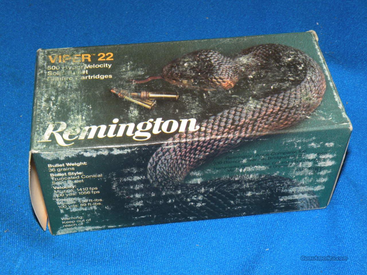 Remington Viper 500 rd 22LR for sale at Gunsamerica.com: 992054244