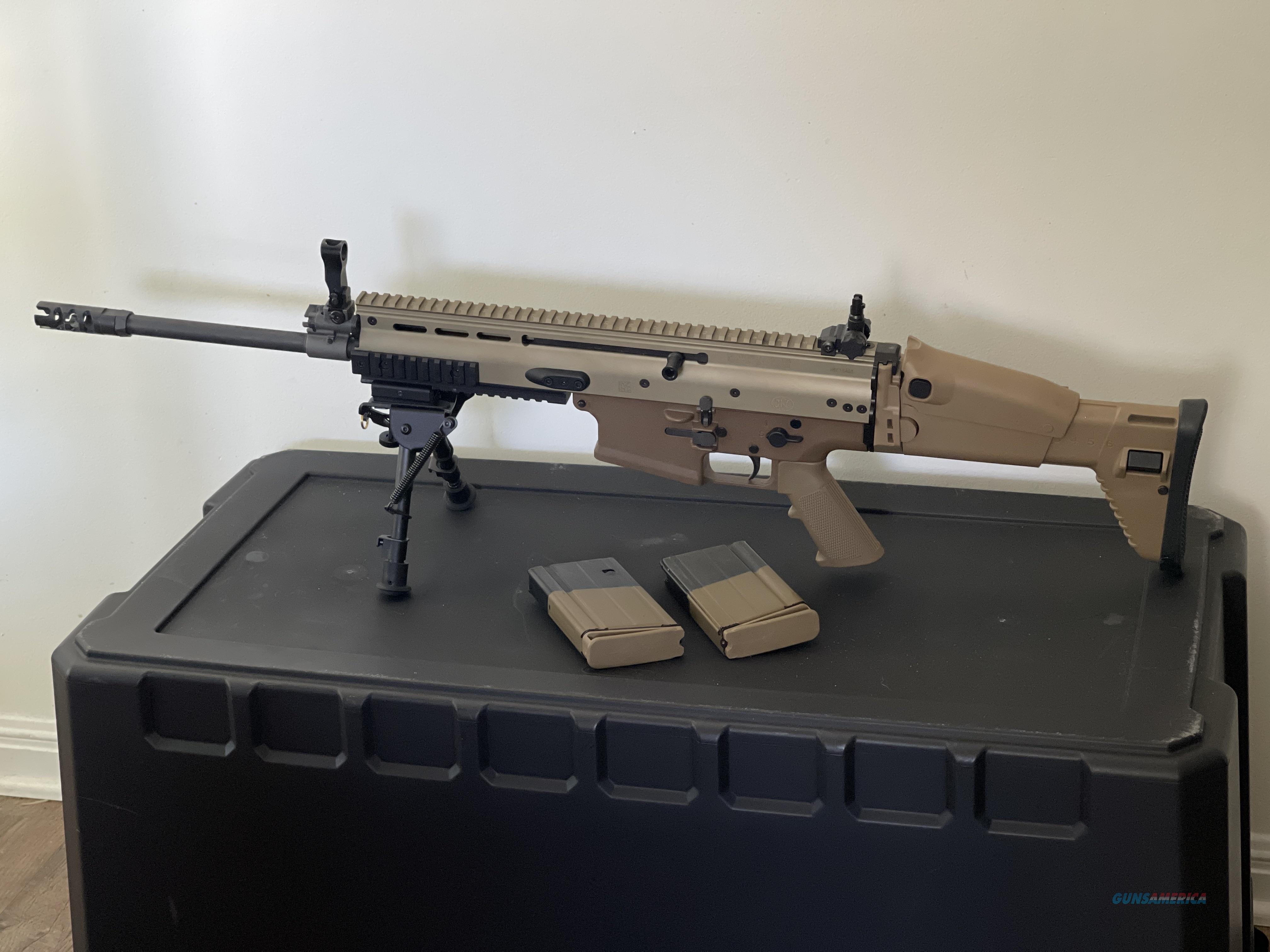 FN SCAR 17S Heavy 7x62x51 FDE With ... for sale at Gunsamerica.com ...