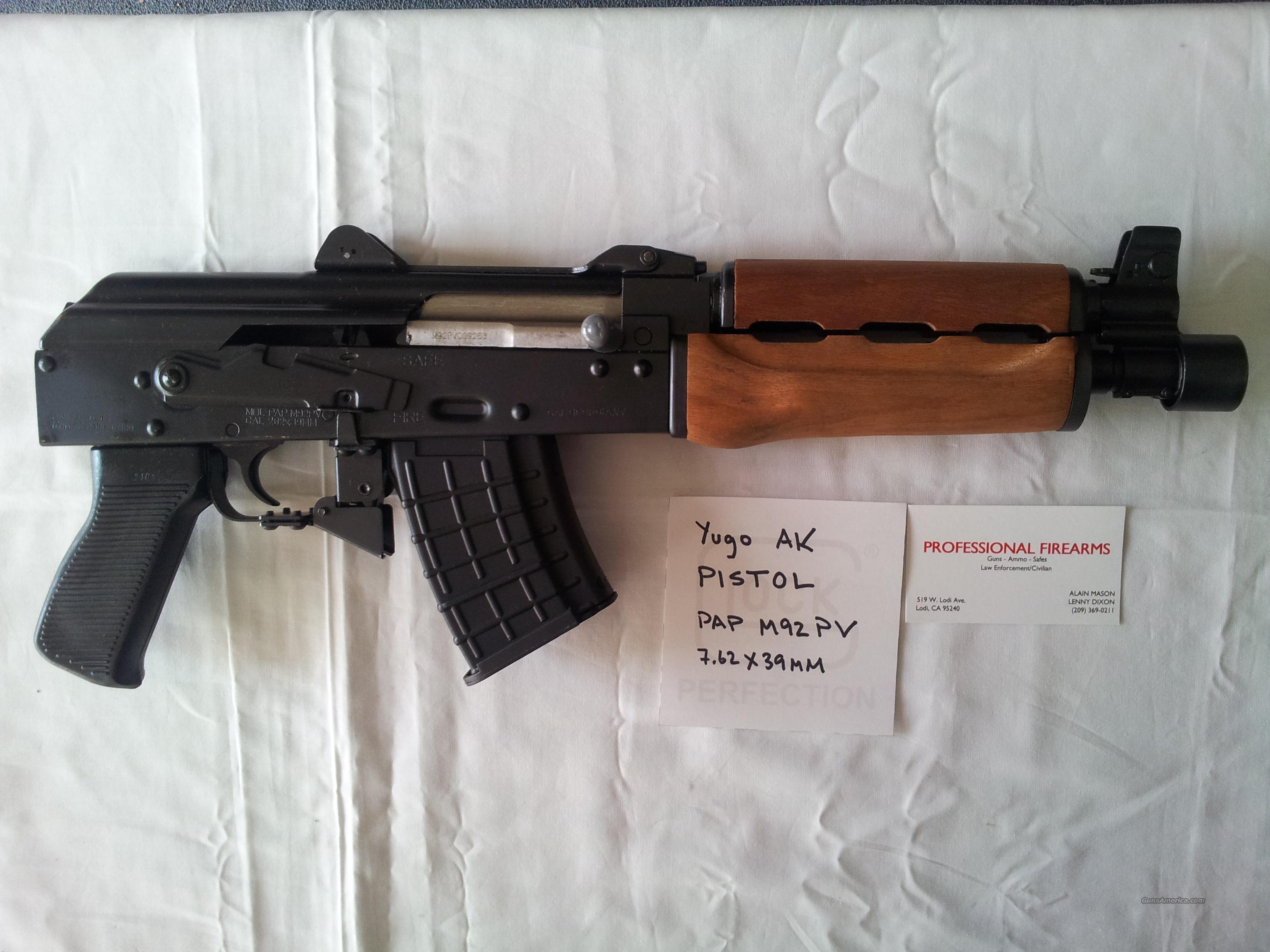 Yugo AK Zastava PAP M92 PV 7.62x39m... for sale at Gunsamerica.com ...