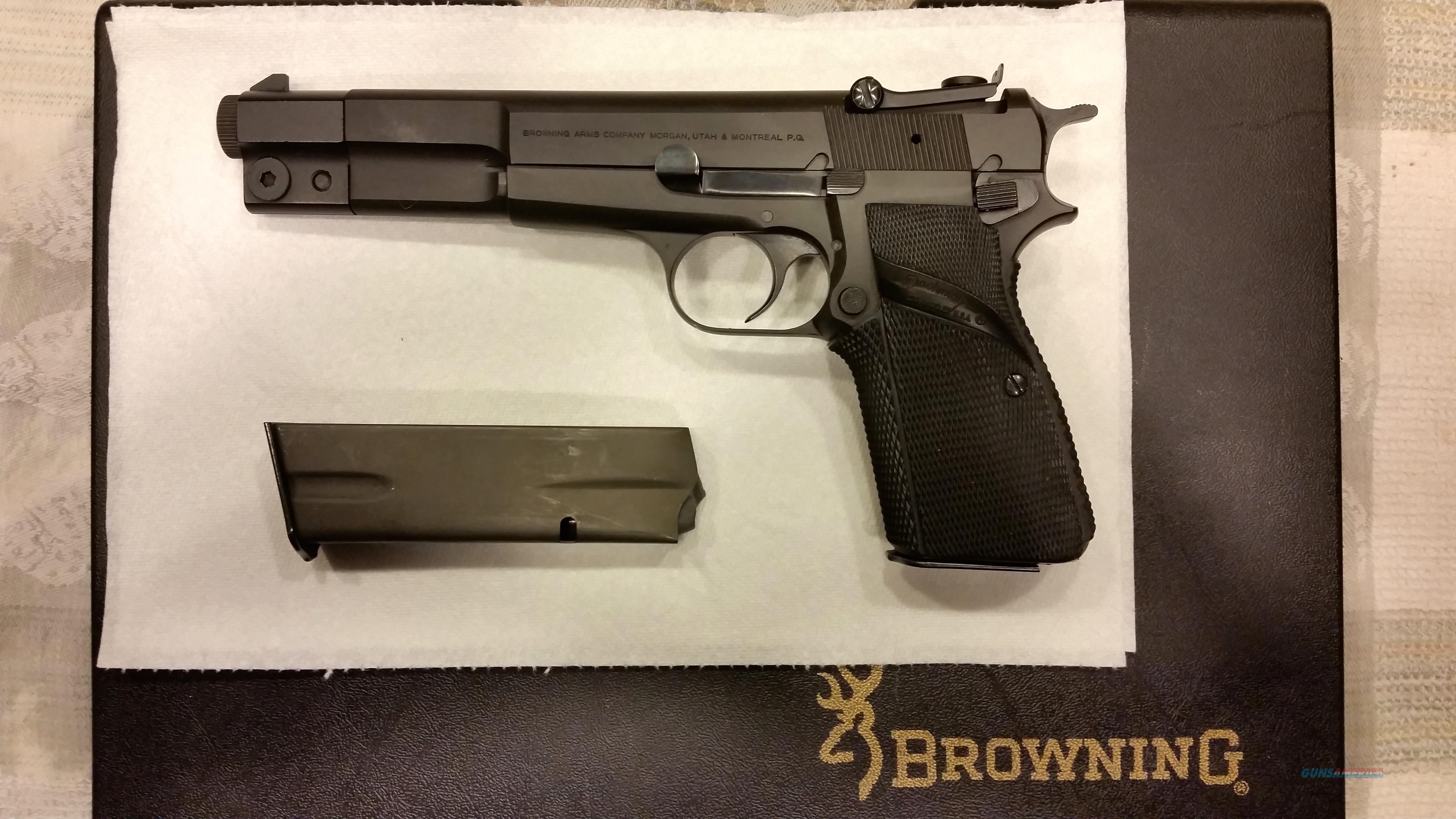 BROWNING GP COMPETITION 9MM HP PISTOL for sale