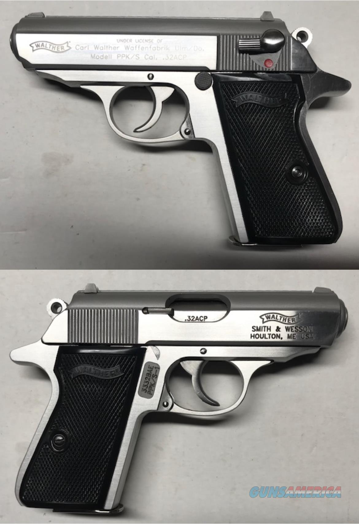 Walther model PPK/S .32acp stainles... for sale at Gunsamerica.com ...