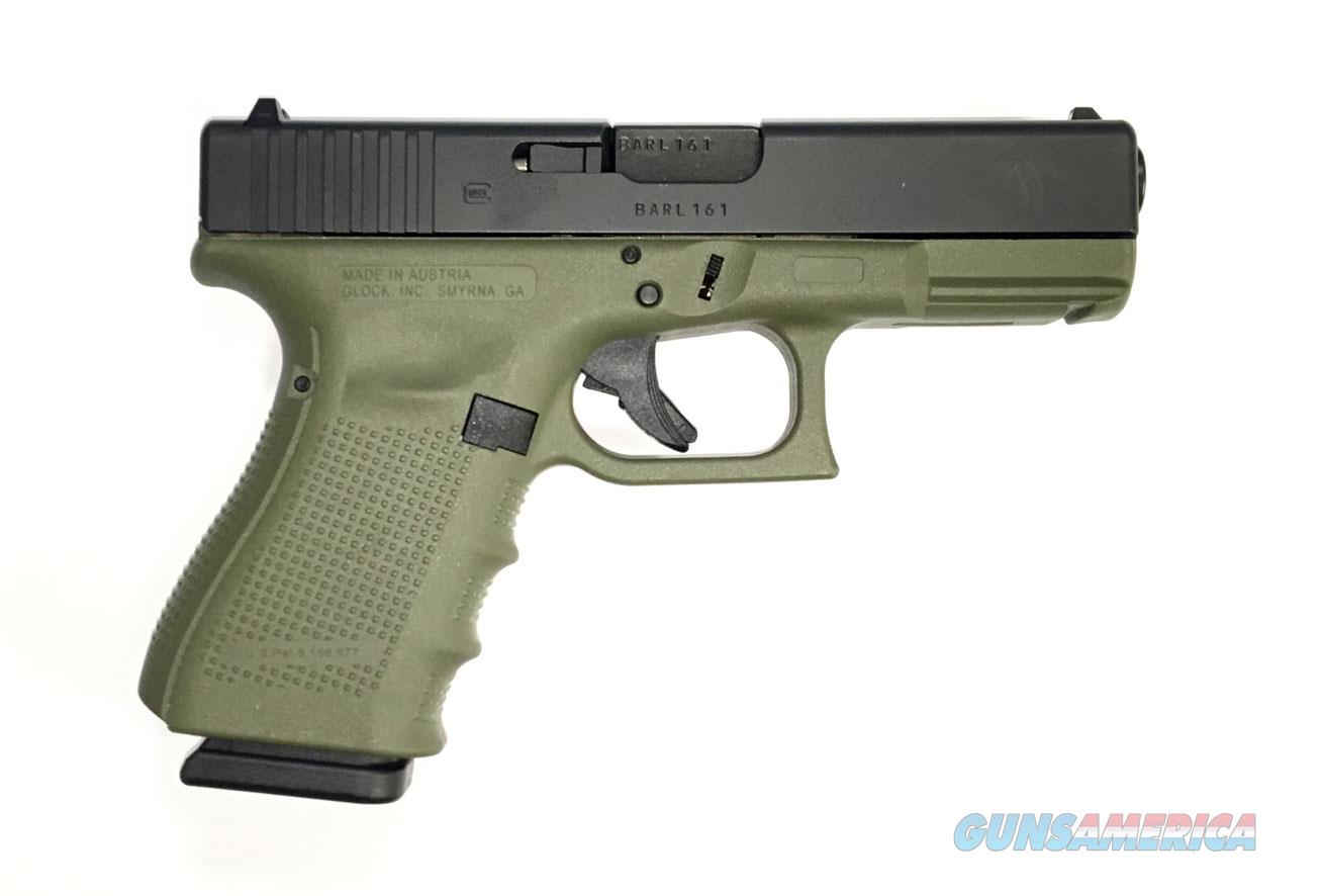 Glock 19 Gen 4 Battlefield Green for sale at Gunsamerica.com: 916494788