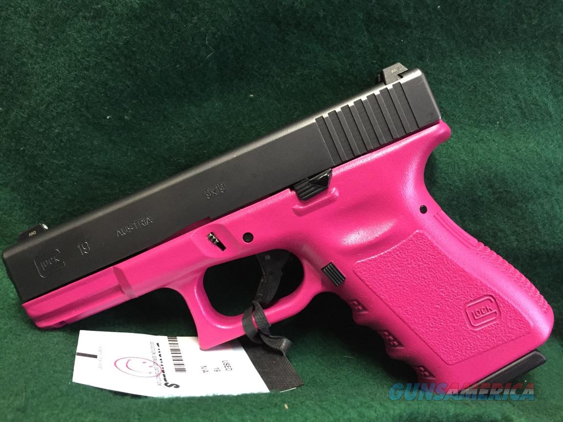 Glock 19 Cerakoted Pink for sale at Gunsamerica.com: 931494667