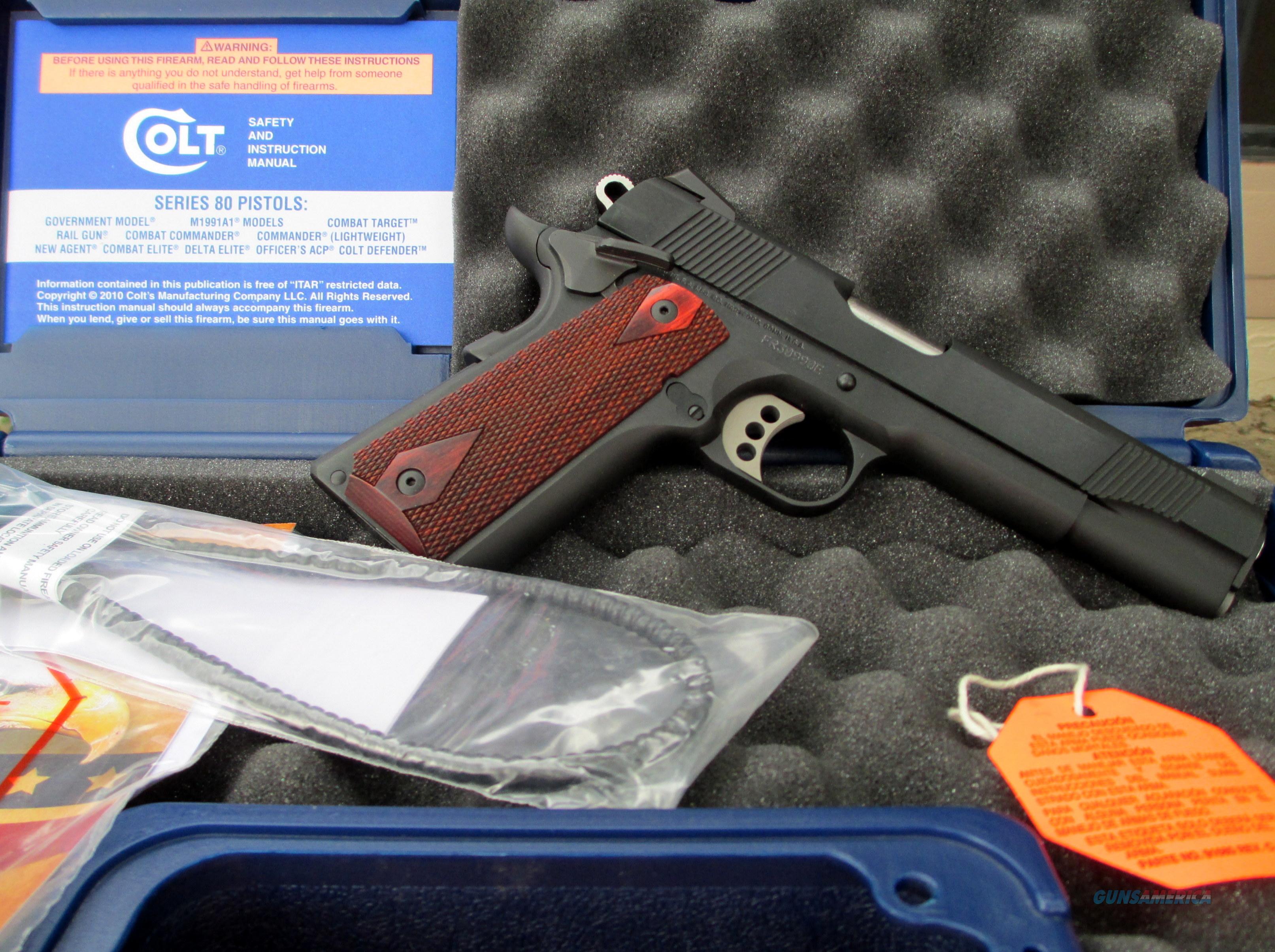 COLT BLUE O1980XSE 1911 GOVERNMENT MODEL DISCON... for sale