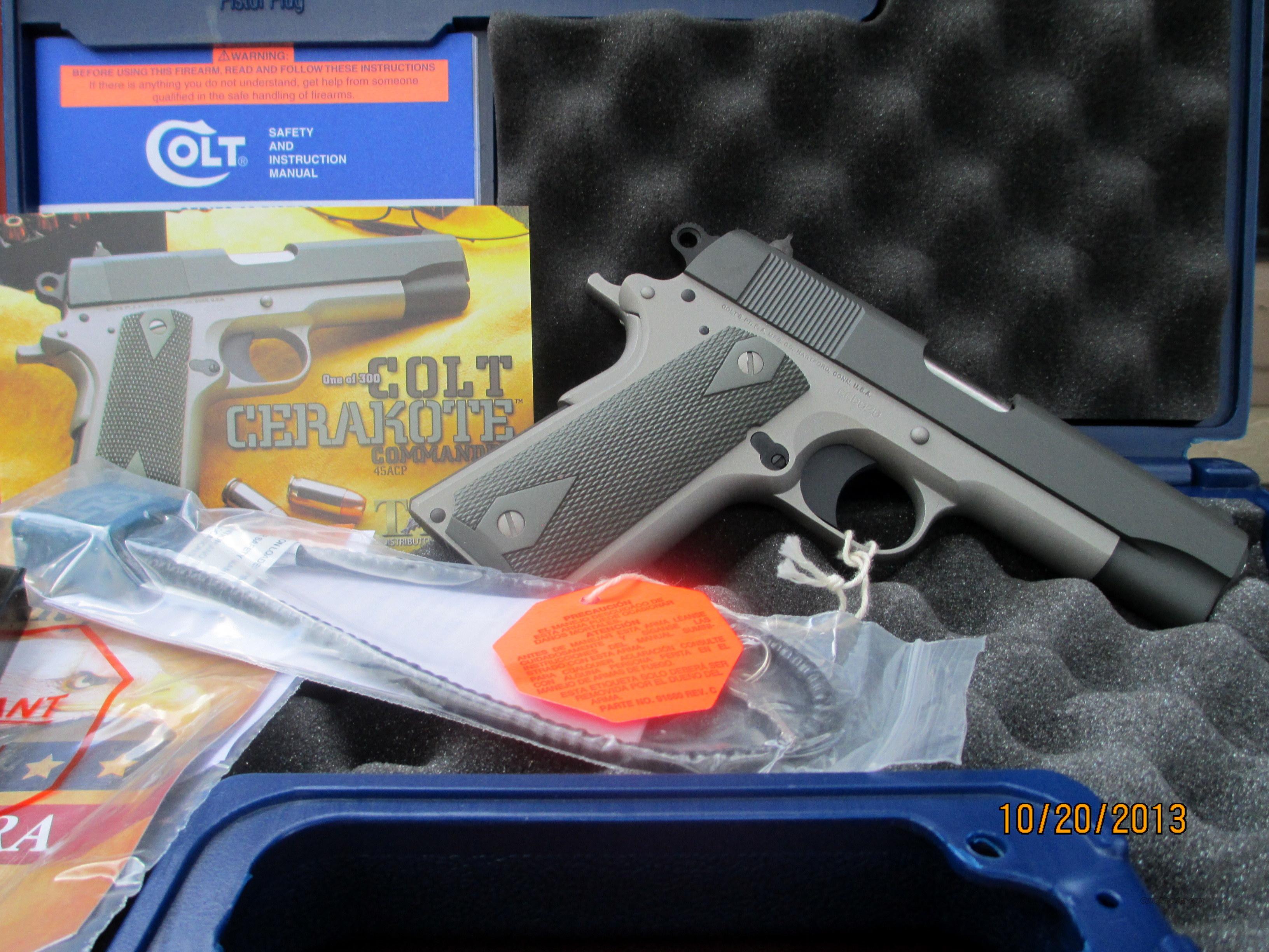 COLT/TALO CERAKOTE COMMANDER ONE OF 300 for sale