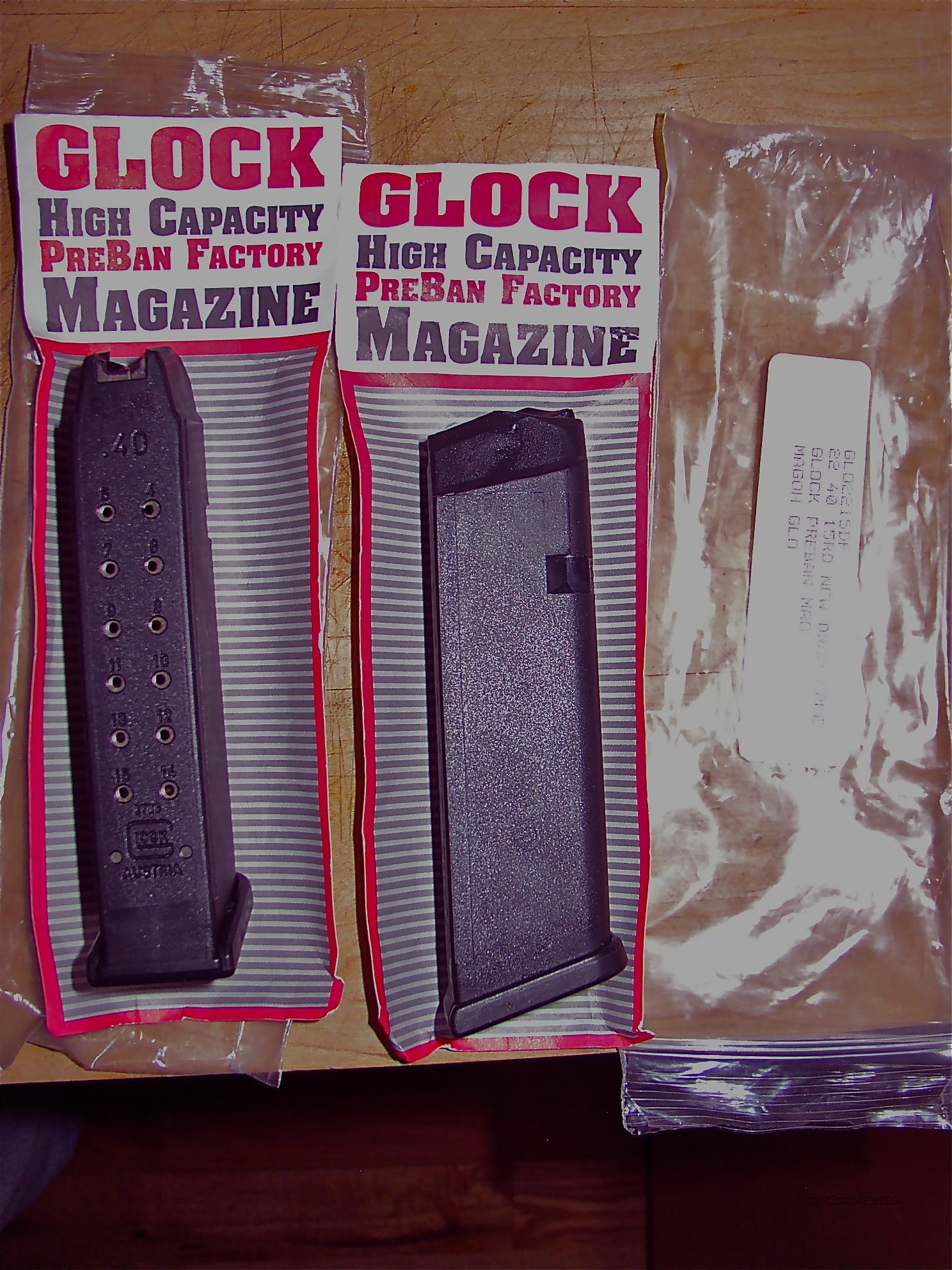 Glock 22 PreBan High Capacity Magazine 1994 Ma... for sale