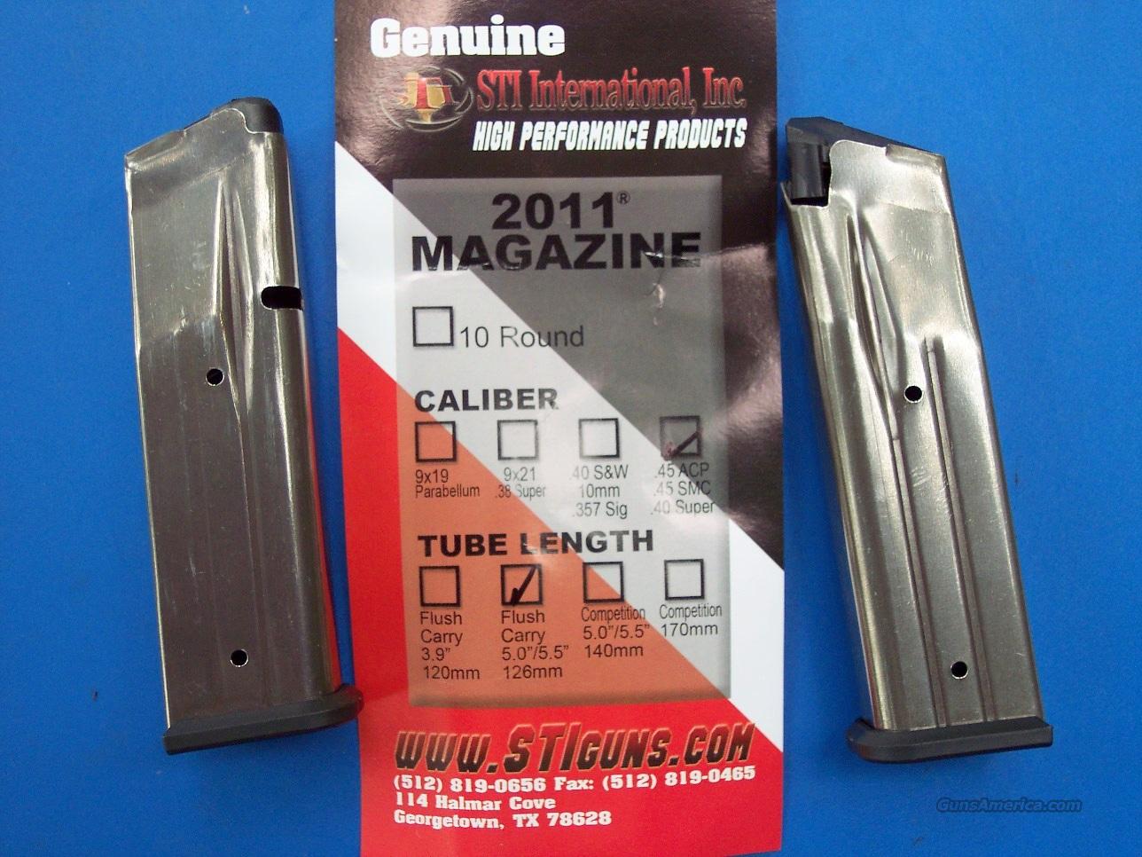 STI 126mm .45 acp MAG *NEW* for sale at Gunsamerica.com: 978972574