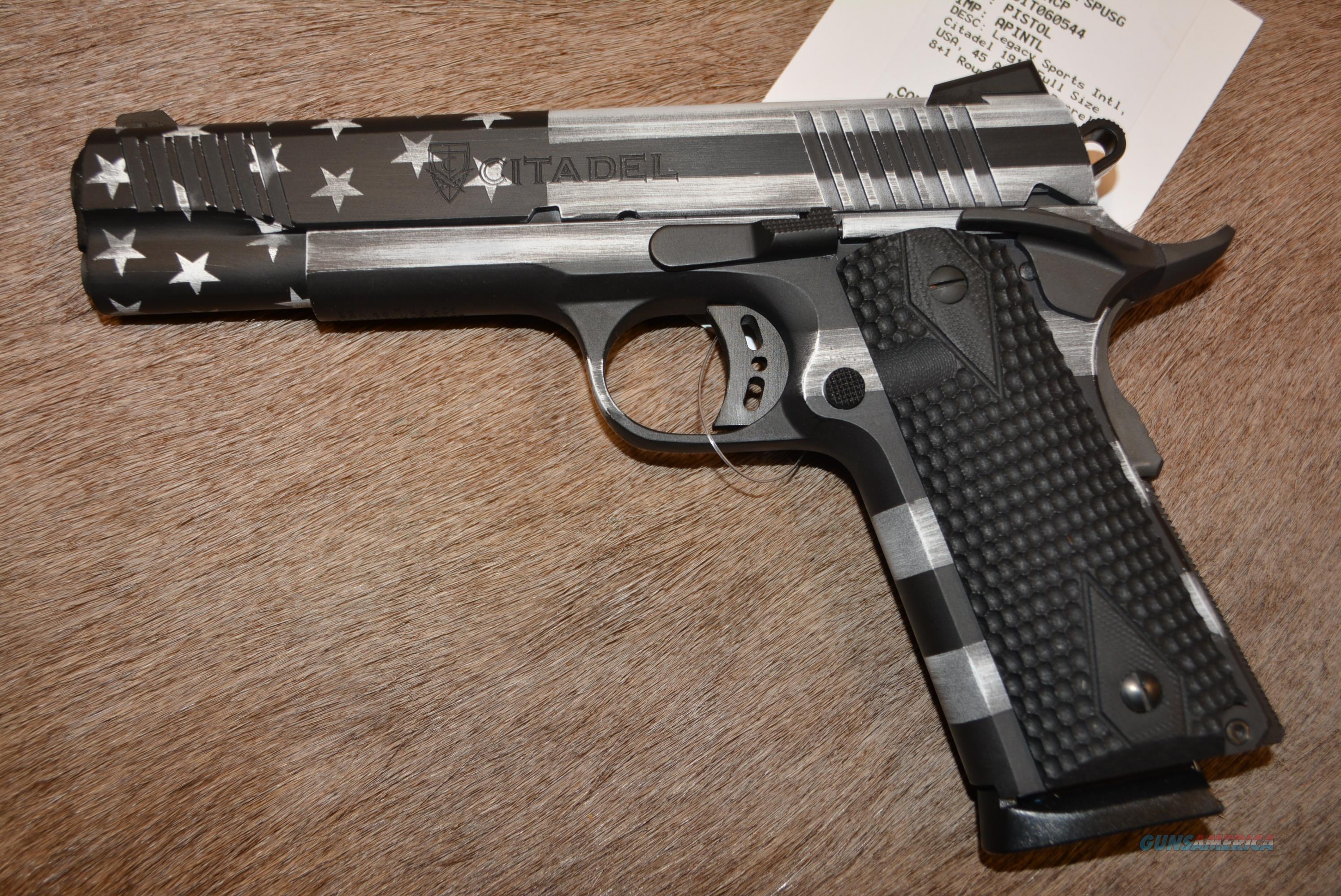 Citadel 1911 W/Cerakote US FLag Fin... for sale at Gunsamerica.com ...