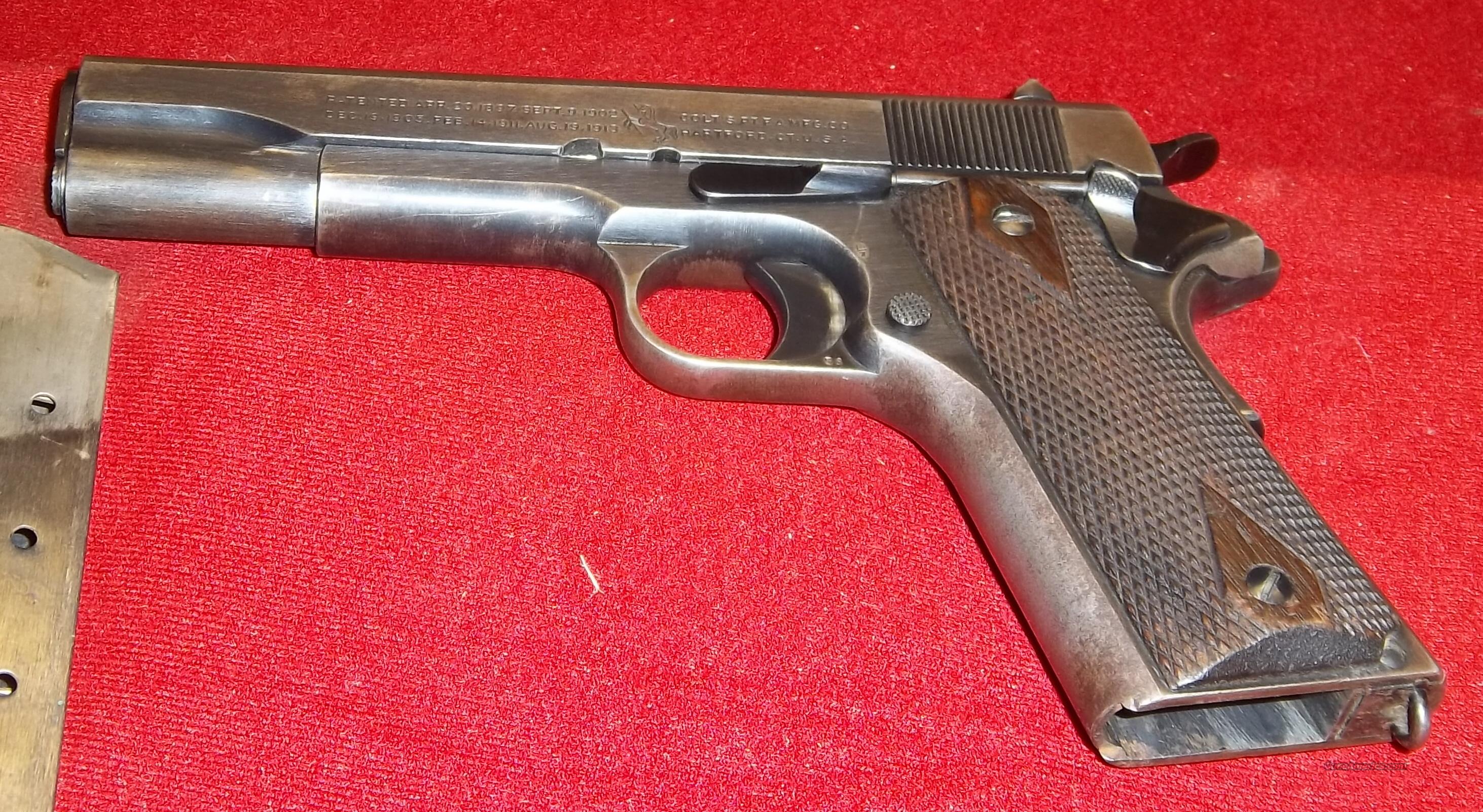 WWI 1911 Military Colt 45 Auto for sale at Gunsamerica.com: 952256328