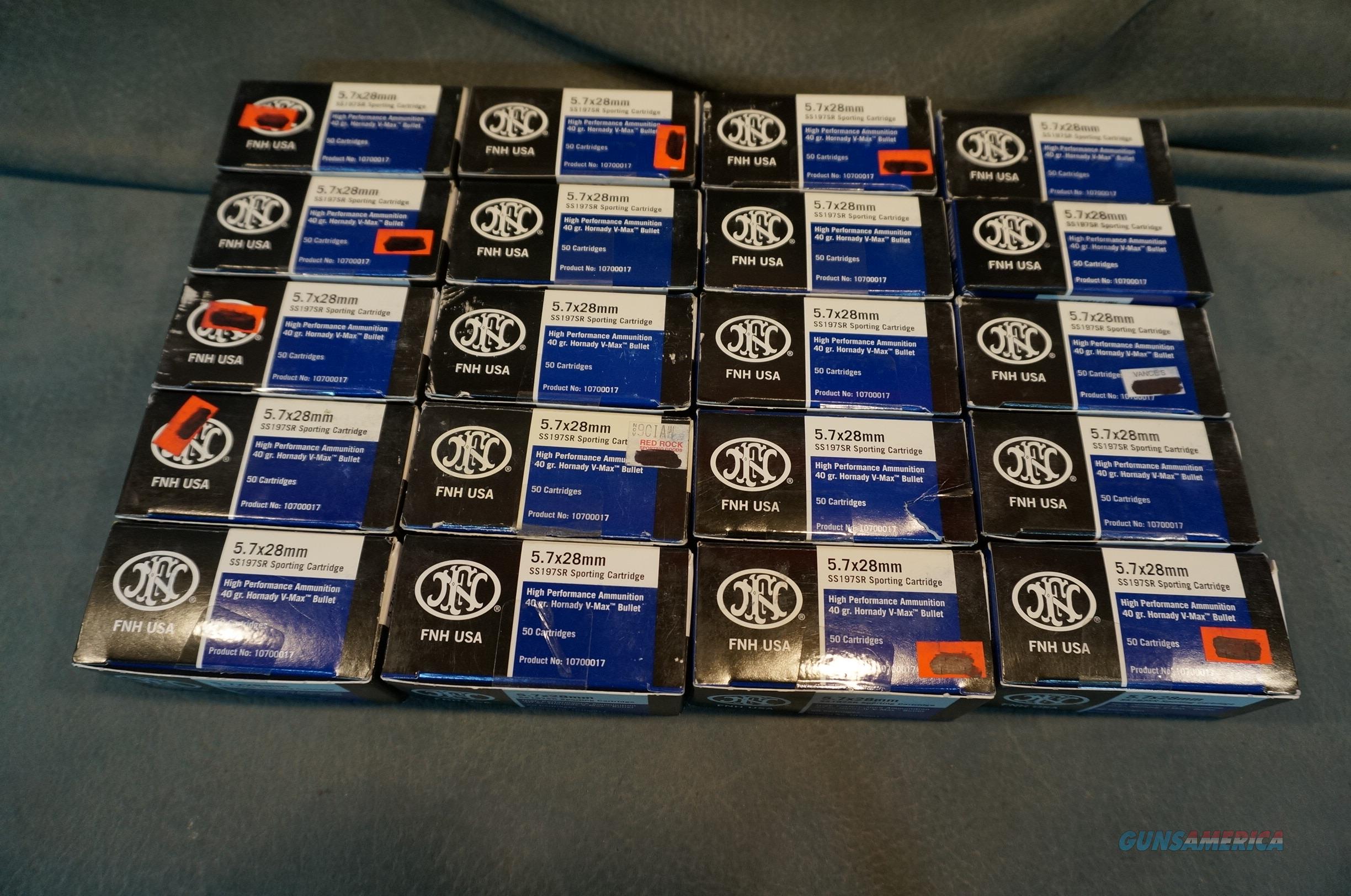 FN 5.7x28 SS197SR 40gr V-max ammuni... for sale at Gunsamerica.com ...