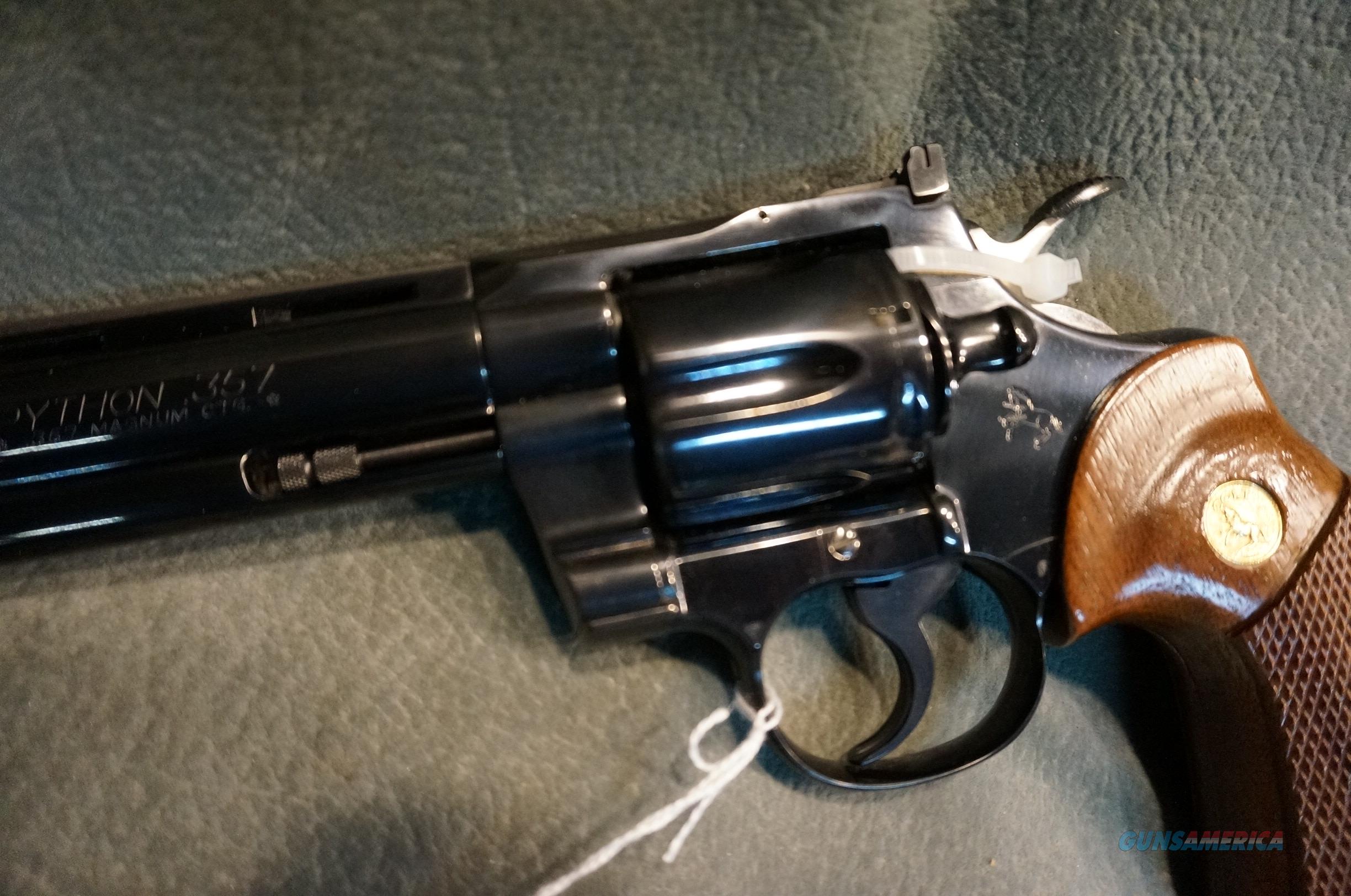 Colt Python 357Mag 6" made in 1979 ... for sale at Gunsamerica.com ...
