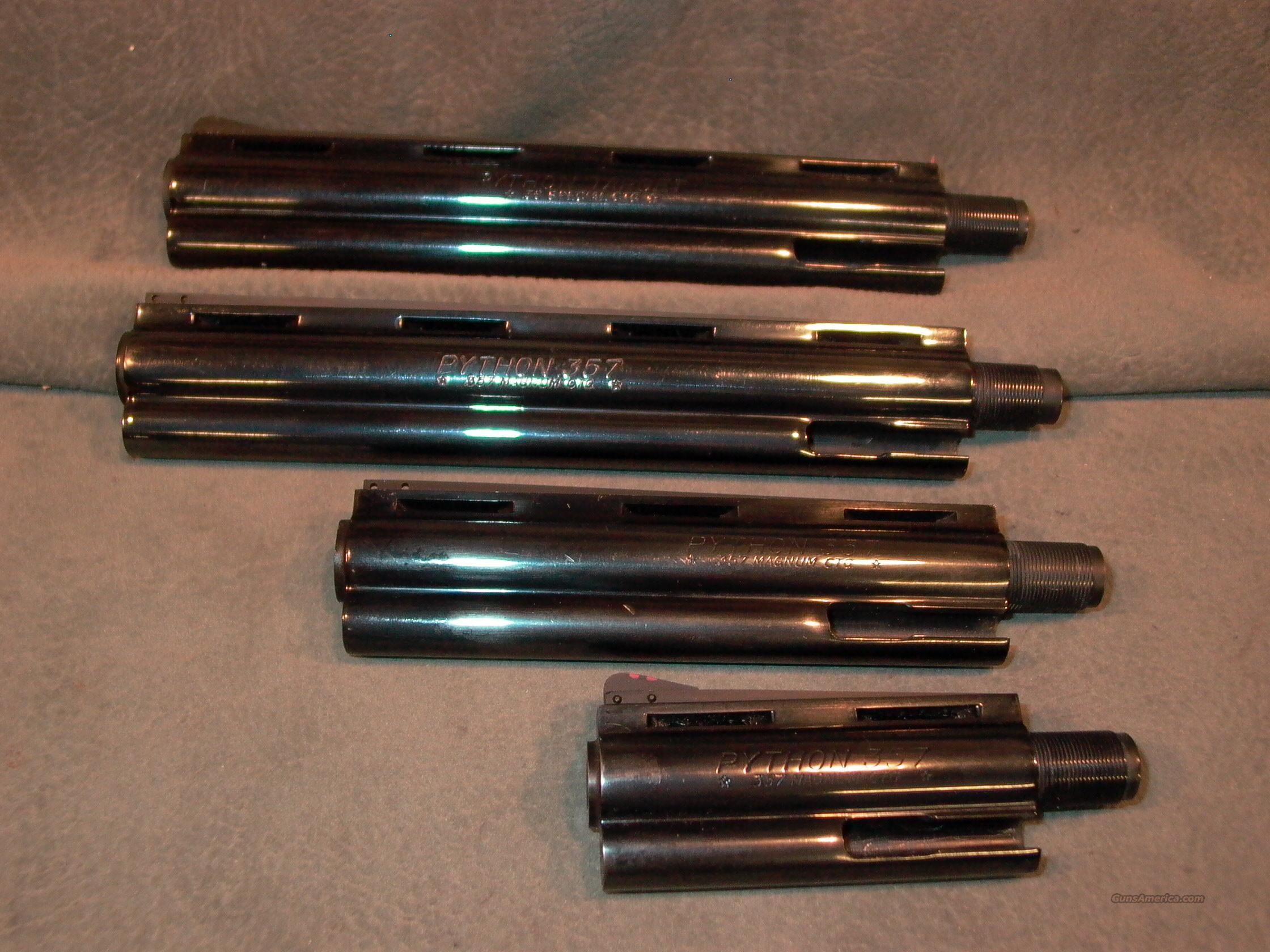 Colt Python barrels for sale