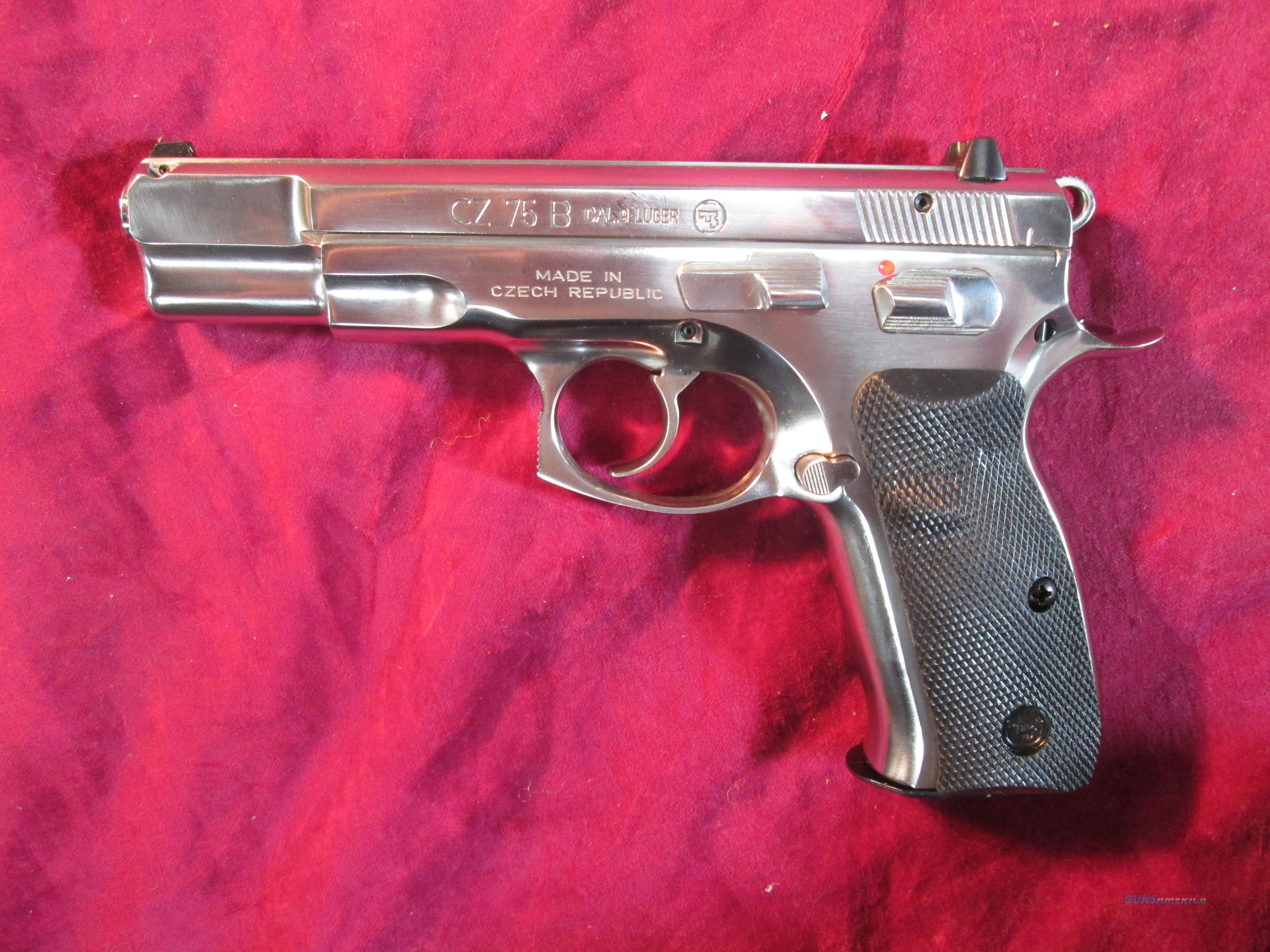 CZ 75-B POLISHED STAINLESS 9MM (911... for sale at Gunsamerica.com ...