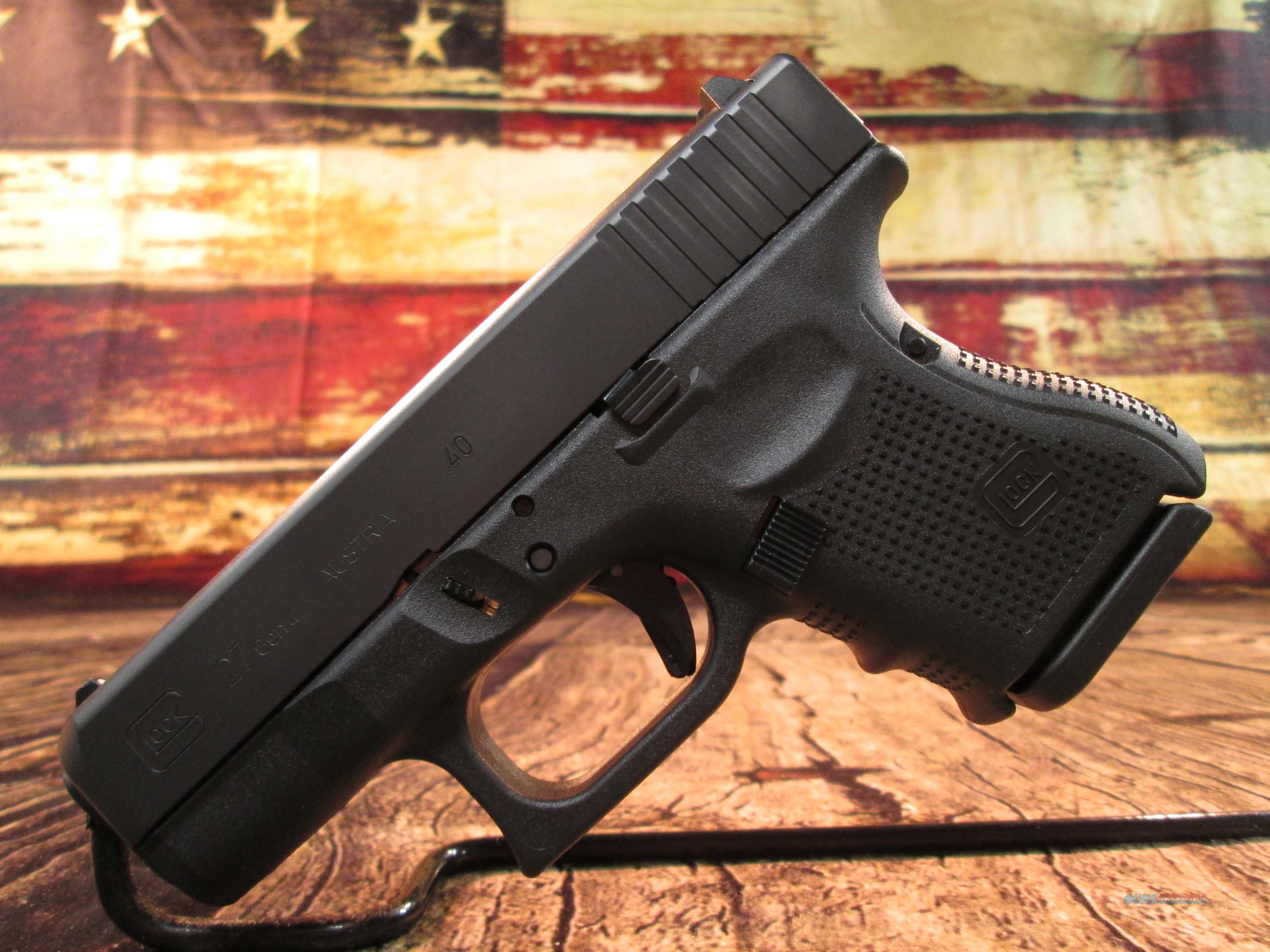 GLOCK MODEL 27 GEN 4 .40 S&W NEW ... for sale at Gunsamerica.com: 916463974
