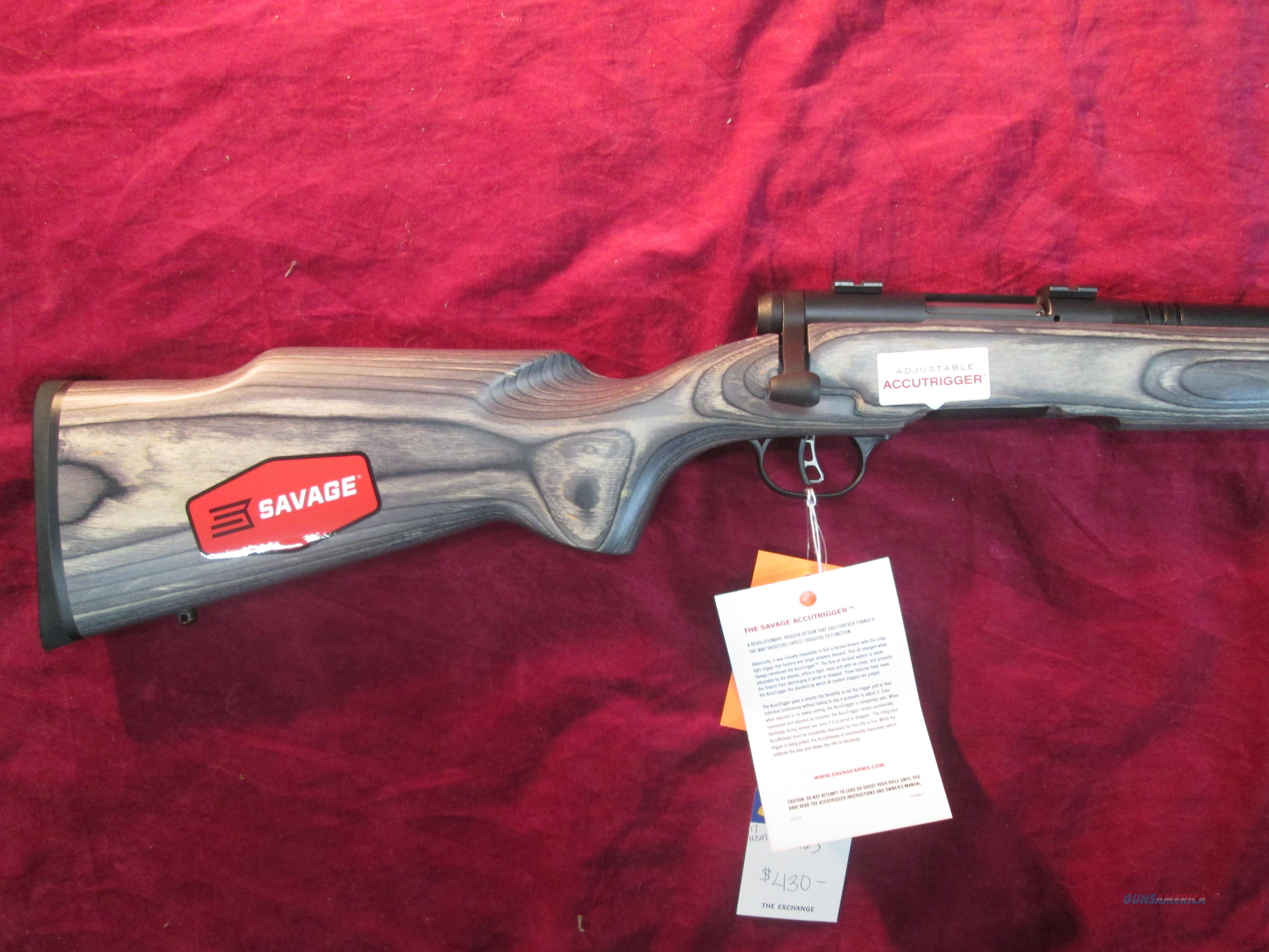 SAVAGE B MAG 17WSM LAMINATE STOCK A... for sale at Gunsamerica.com ...