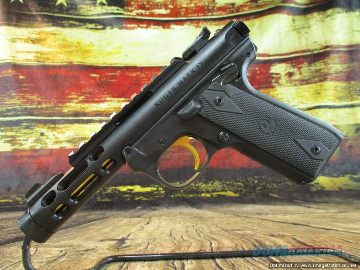 Ruger 22 LR MKIV 22/45 Lite Black W... for sale at Gunsamerica.com ...