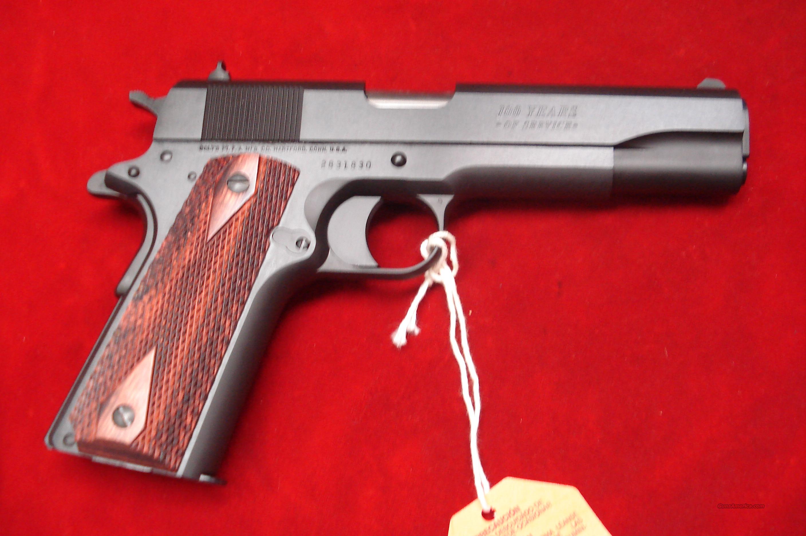 COLT GOVERNMENT MODEL BLUE 38 SUPER... for sale at Gunsamerica.com ...
