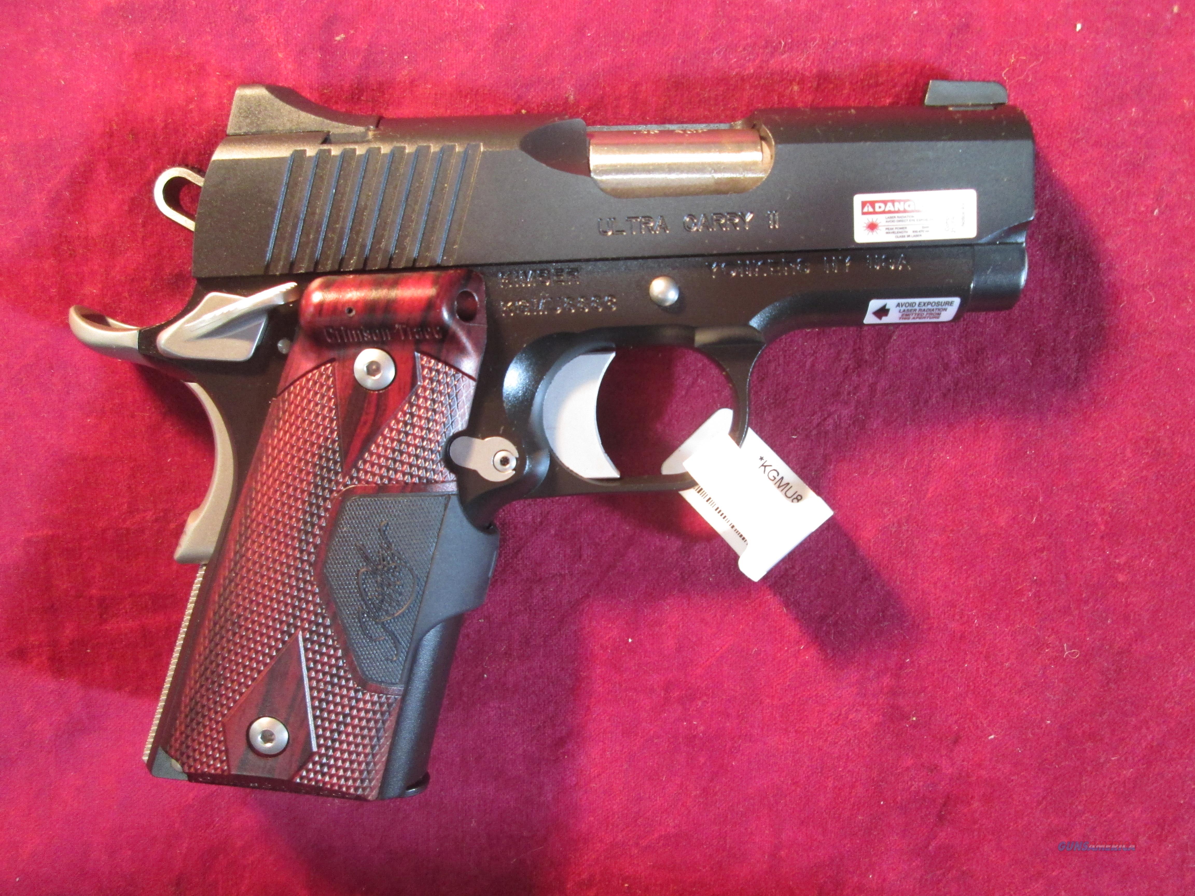 KIMBER ULTRA CARRY II W/ CRIMSON TRACE LASERGRI... for sale