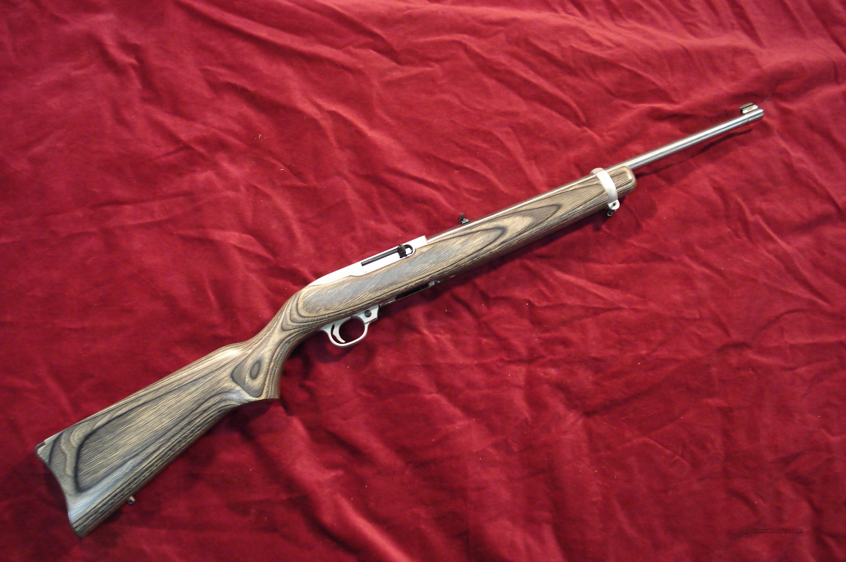 RUGER 10/22 STAINLESS BLACK LAMINAT... for sale at Gunsamerica.com ...