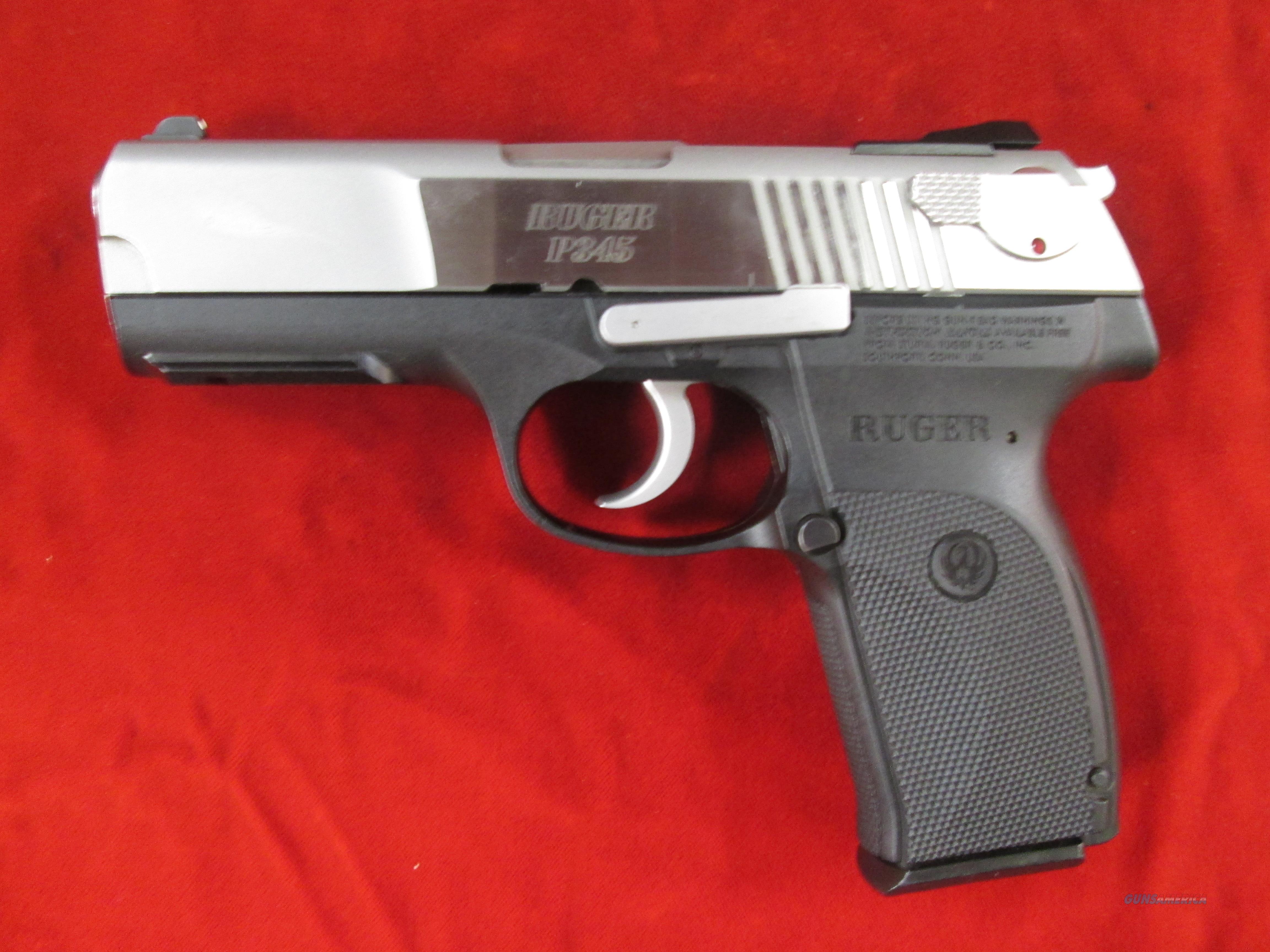 RUGER P 345 STAINLESS 45ACP USED for sale at Gunsamerica.com: 952809494