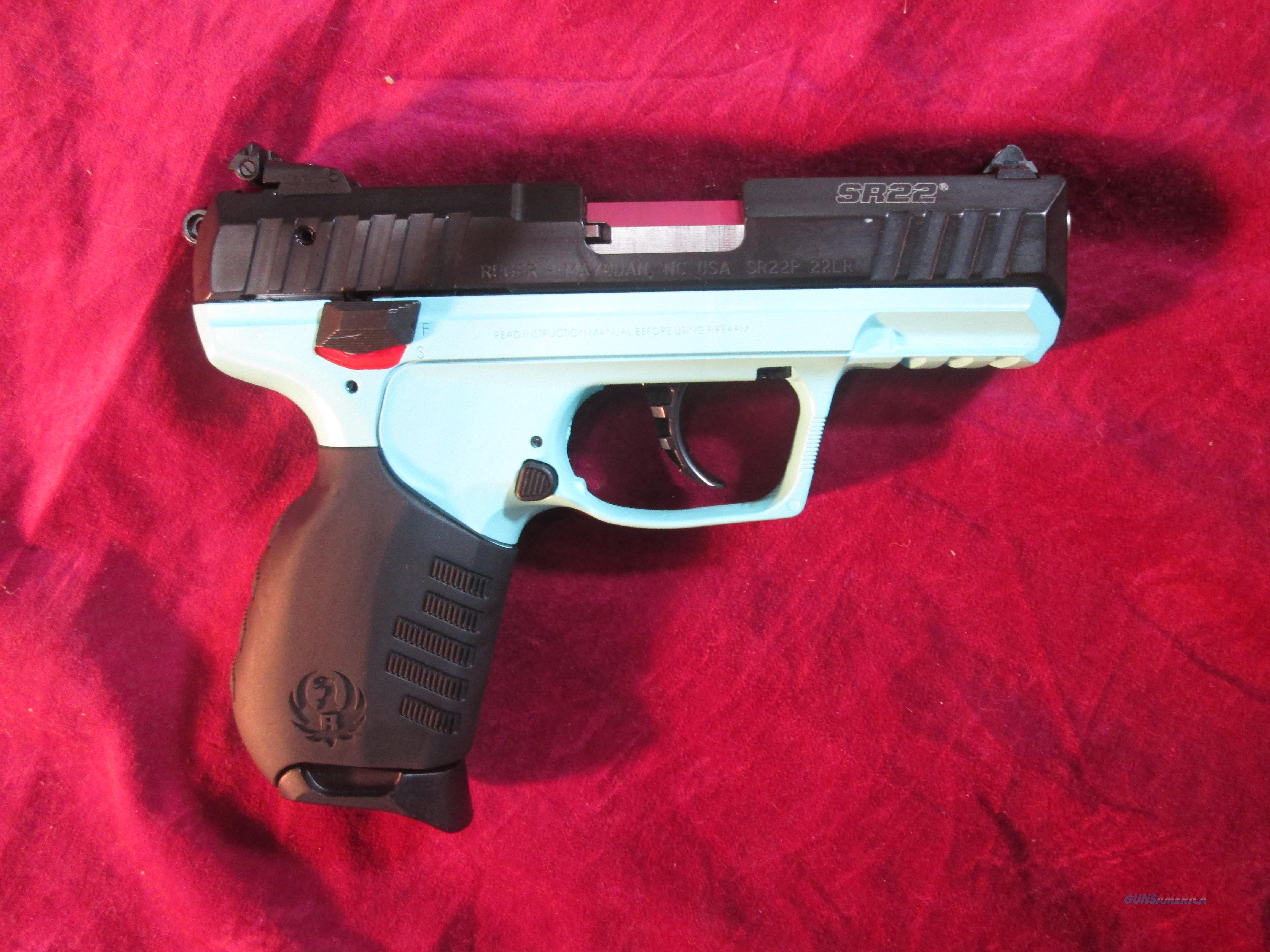 RUGER TURQUOISE SR22 PISTOL NEW (0... for sale at Gunsamerica.com ...
