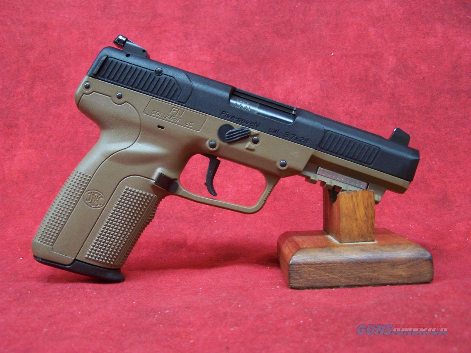 FNH Five-Seven 5.7 x 28mm FDE 4 3/4... for sale at Gunsamerica.com ...